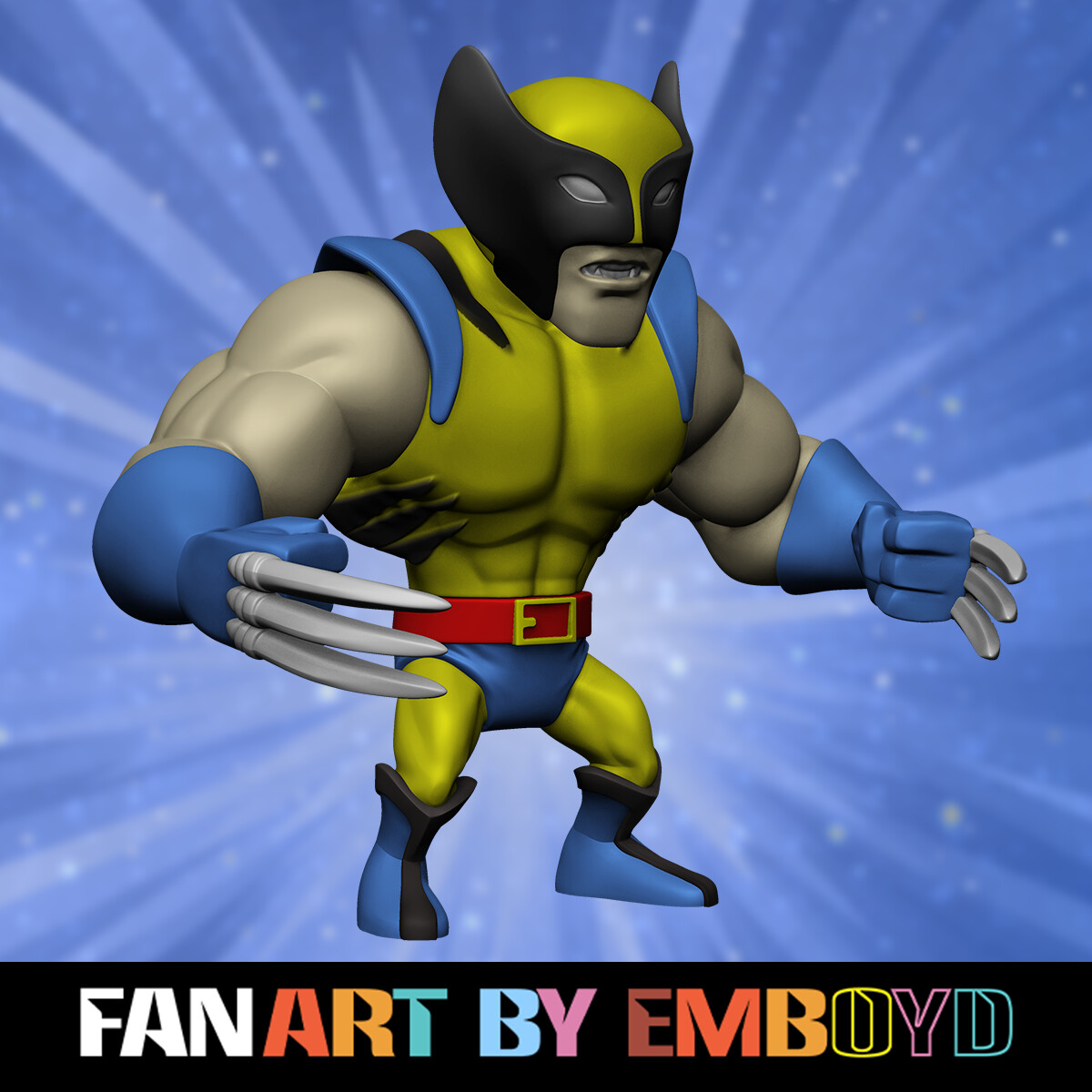 ArtStation - Wolverine '97 Eternia Minis Style