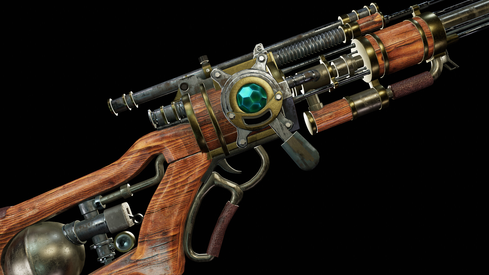 ArtStation - Piper Steam Carbine Rifle