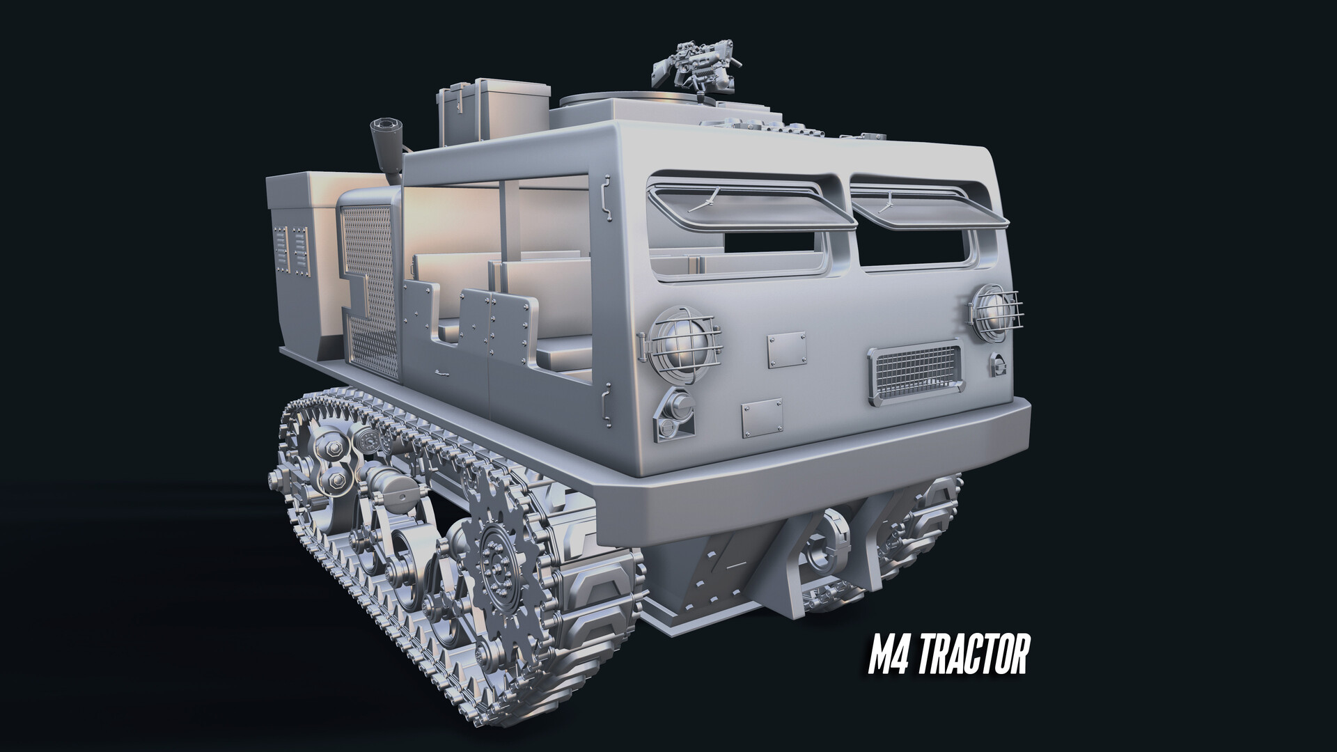 ArtStation - M4 Tractor