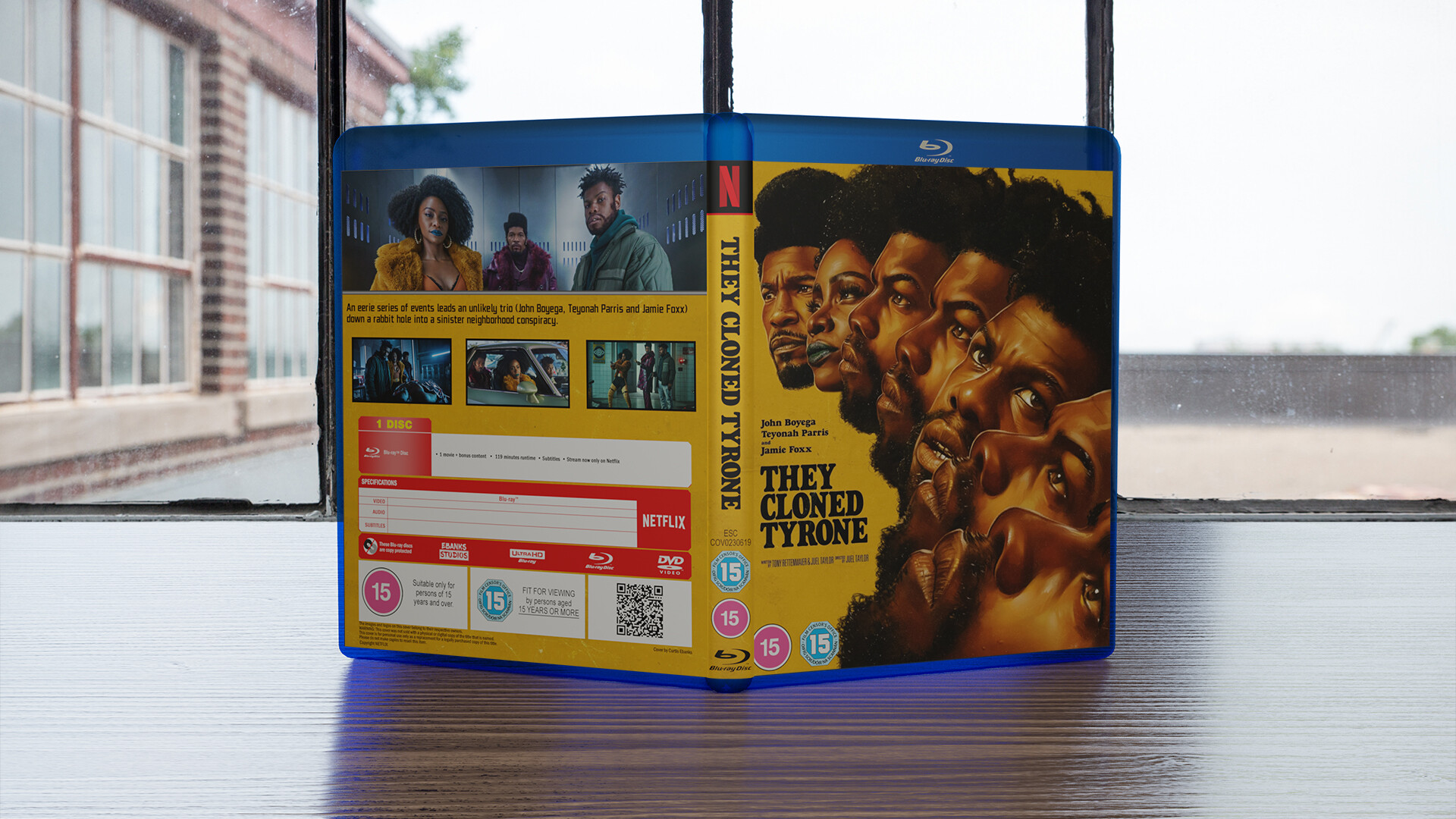 ArtStation - They Cloned Tyrone (2023) Custom Blu-ray Cover