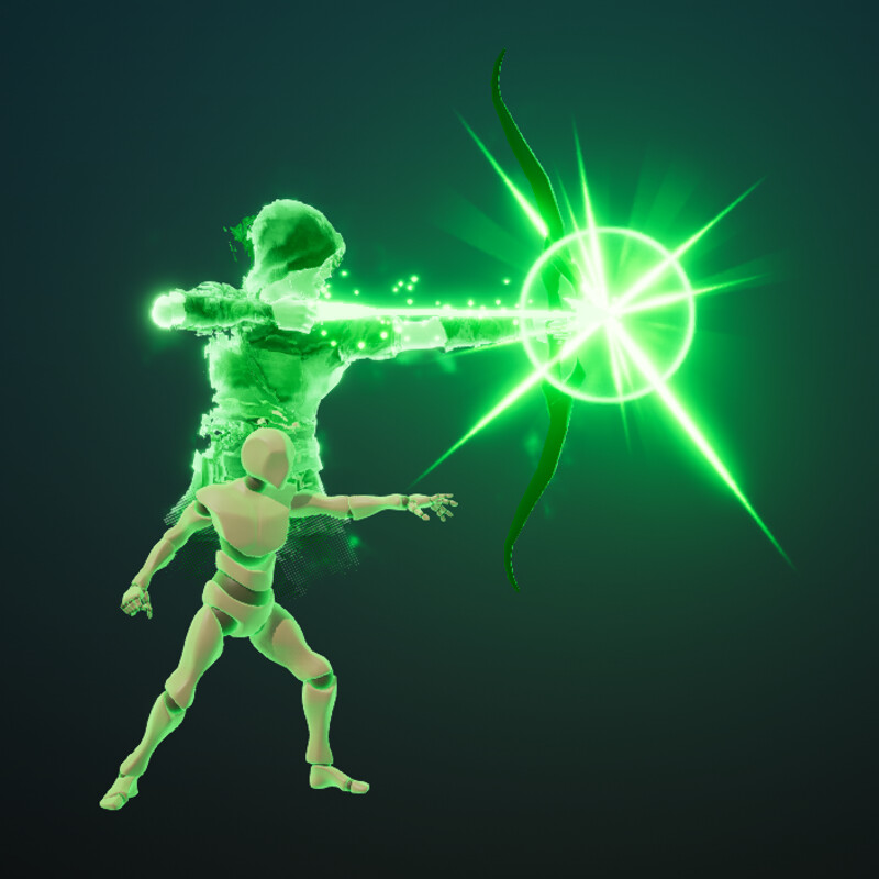 ArtStation - VFX Practice - Wind/Energy Arrow Shot