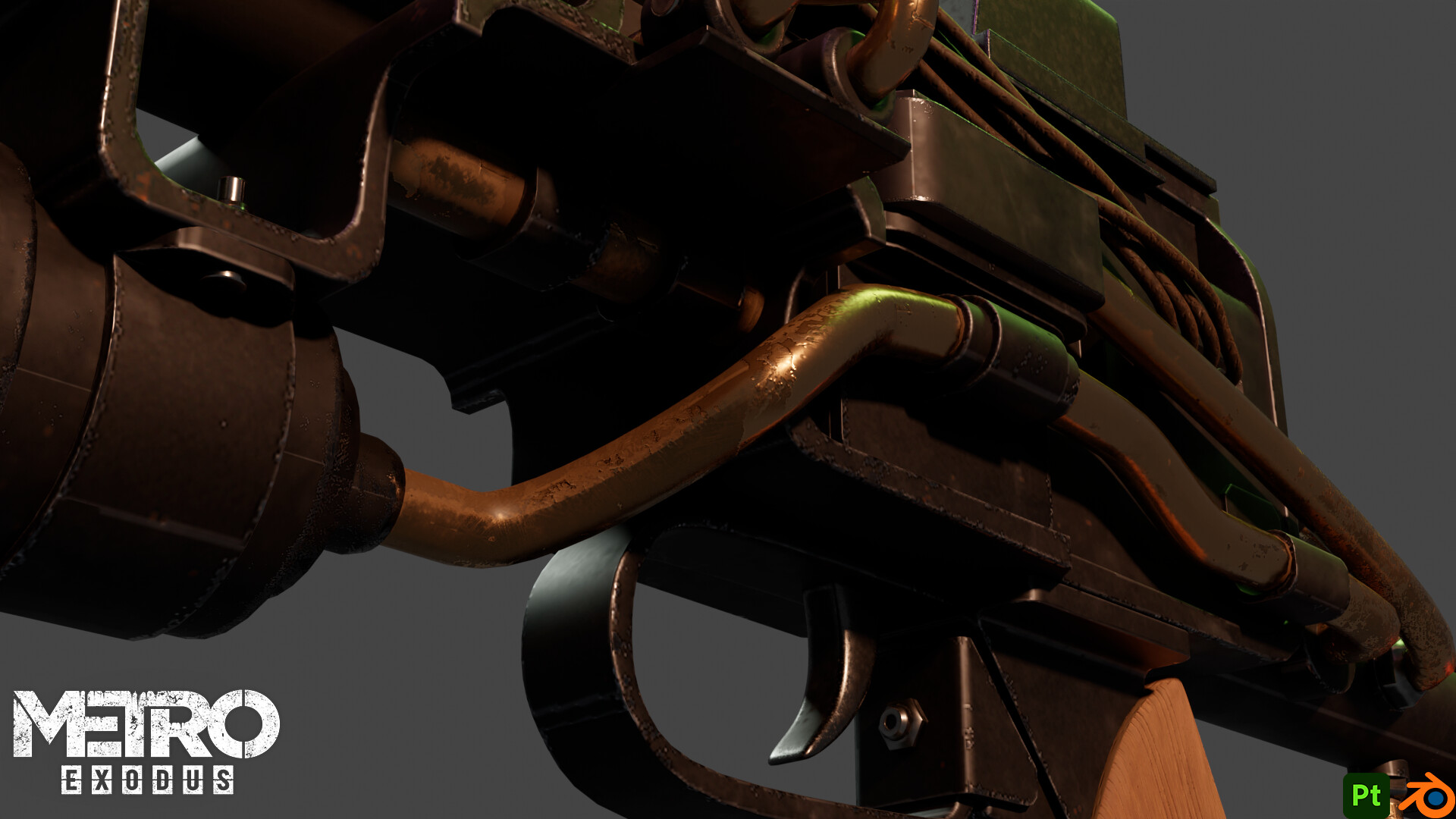 ArtStation - [Remake] TIKHAR "Metro: Exodus" weapon