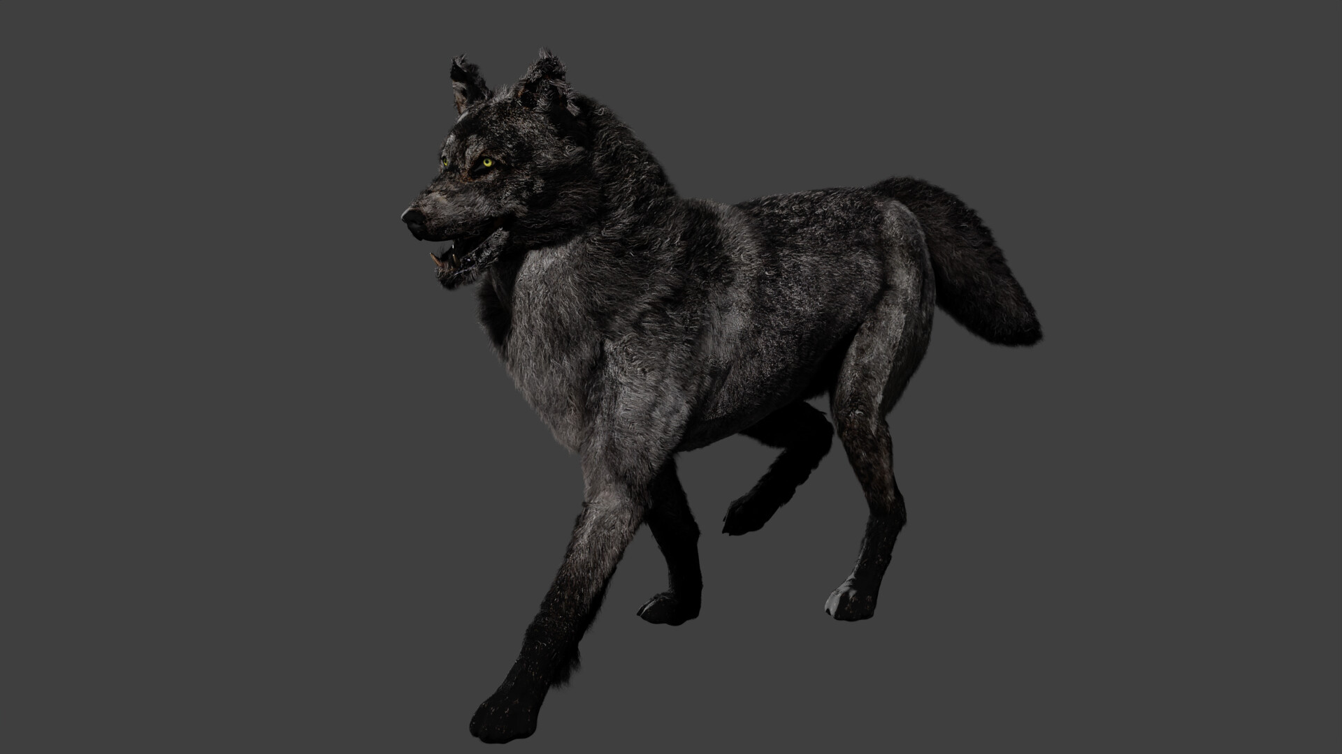 ArtStation - Monster wolf animation (WIP)