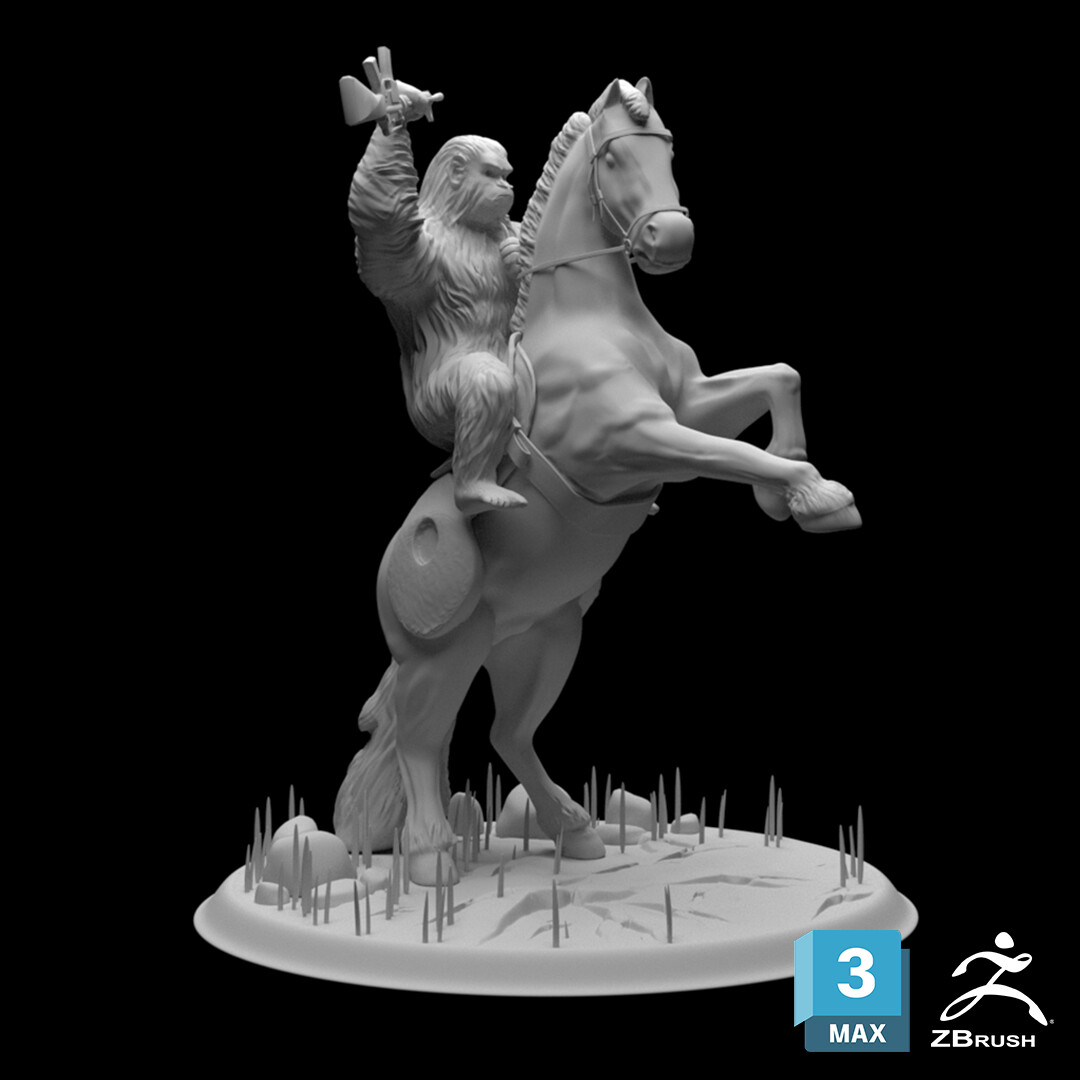 ArtStation - Caesar - Planet of the Apes