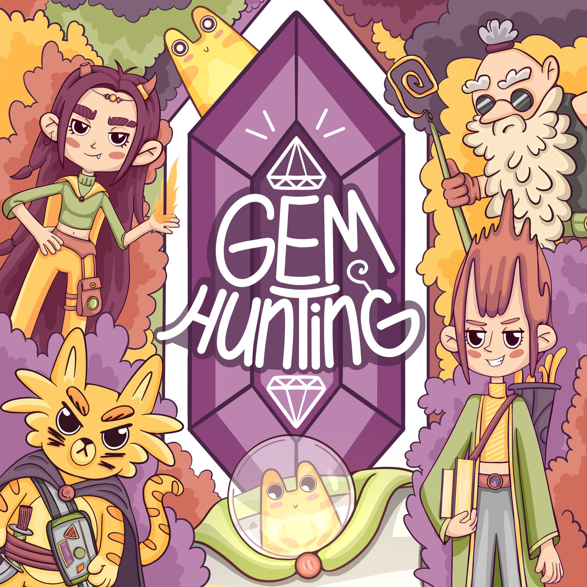 ArtStation - Board game I Gem Hunting