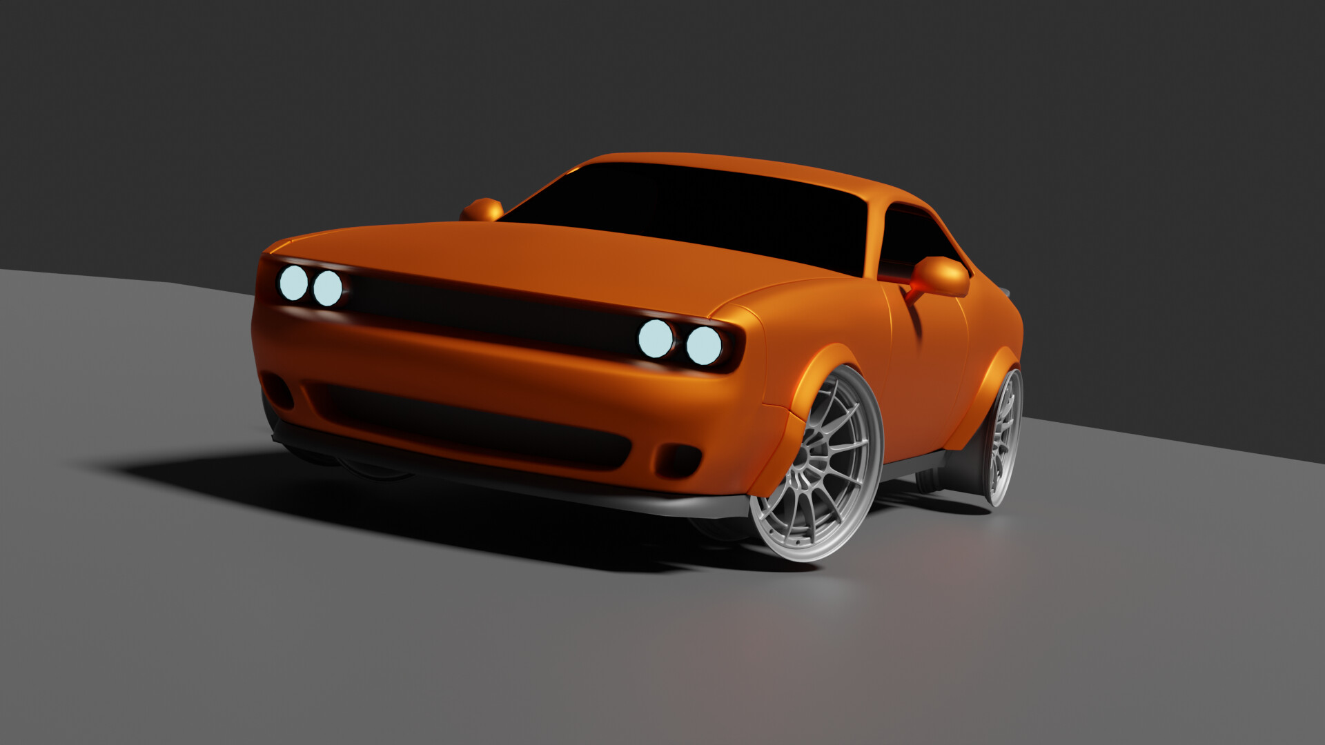 ArtStation - WIP - Dodge Challenger Hellcat