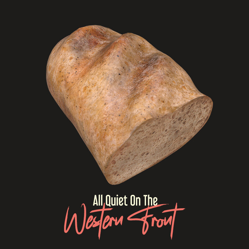 ArtStation - Half French Bread Loaf