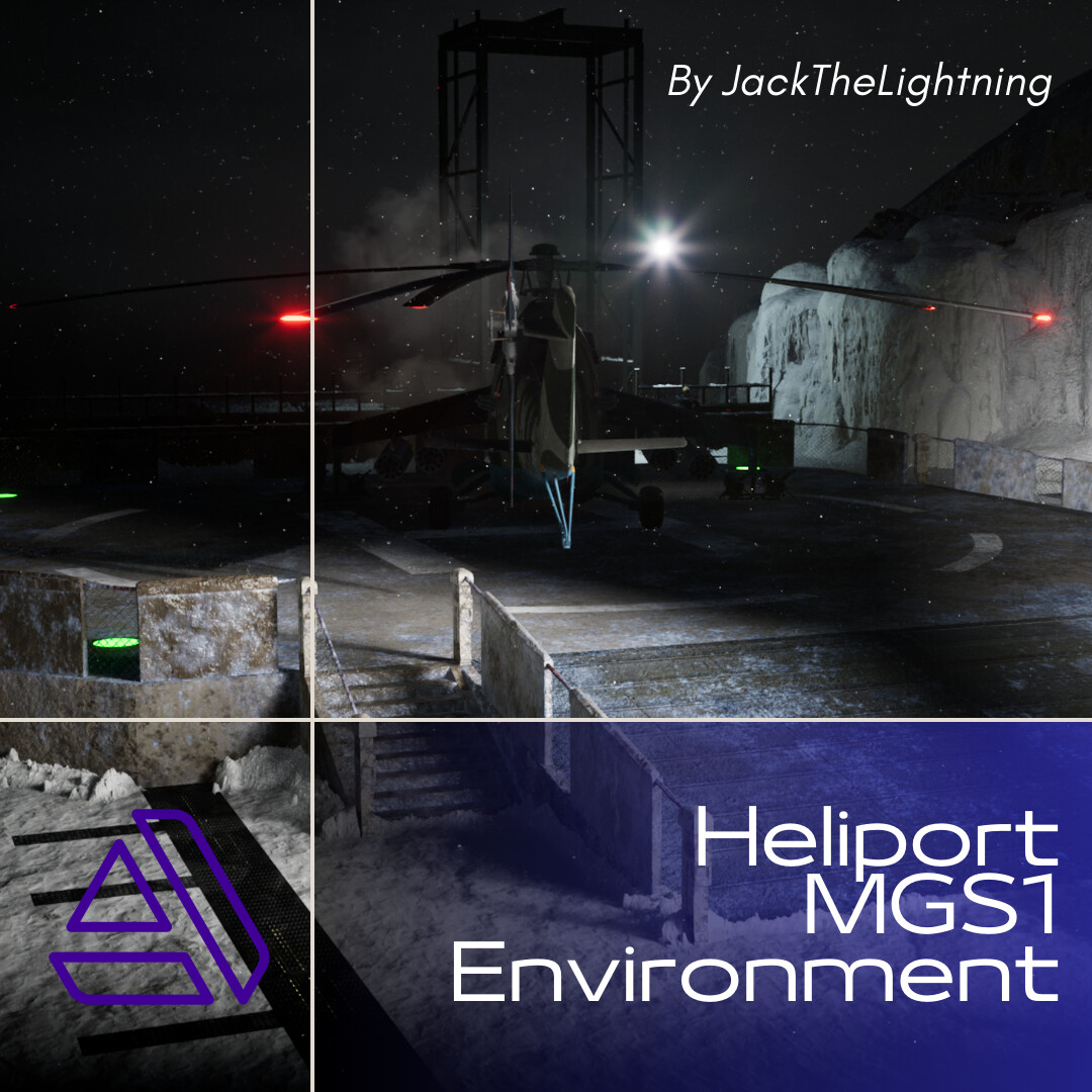 ArtStation - Metal Gear Solid: Remake - Heliport (UE5)