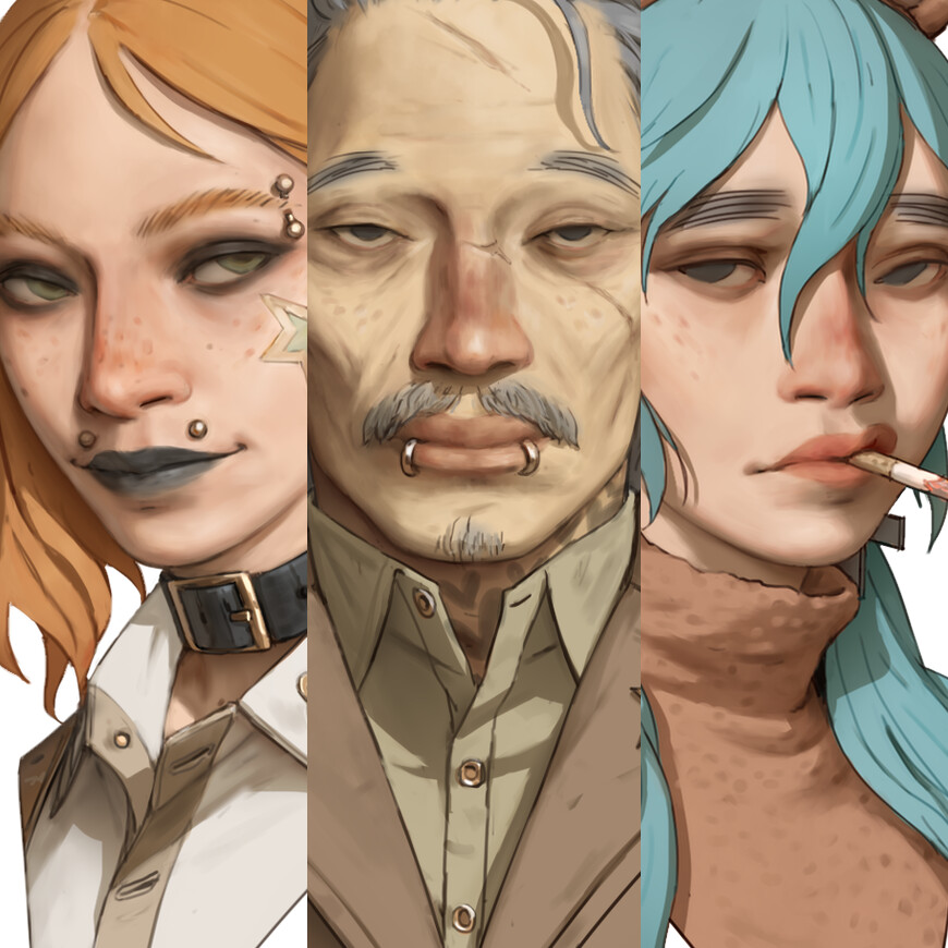 ArtStation - Portrait Practice (September 2023)