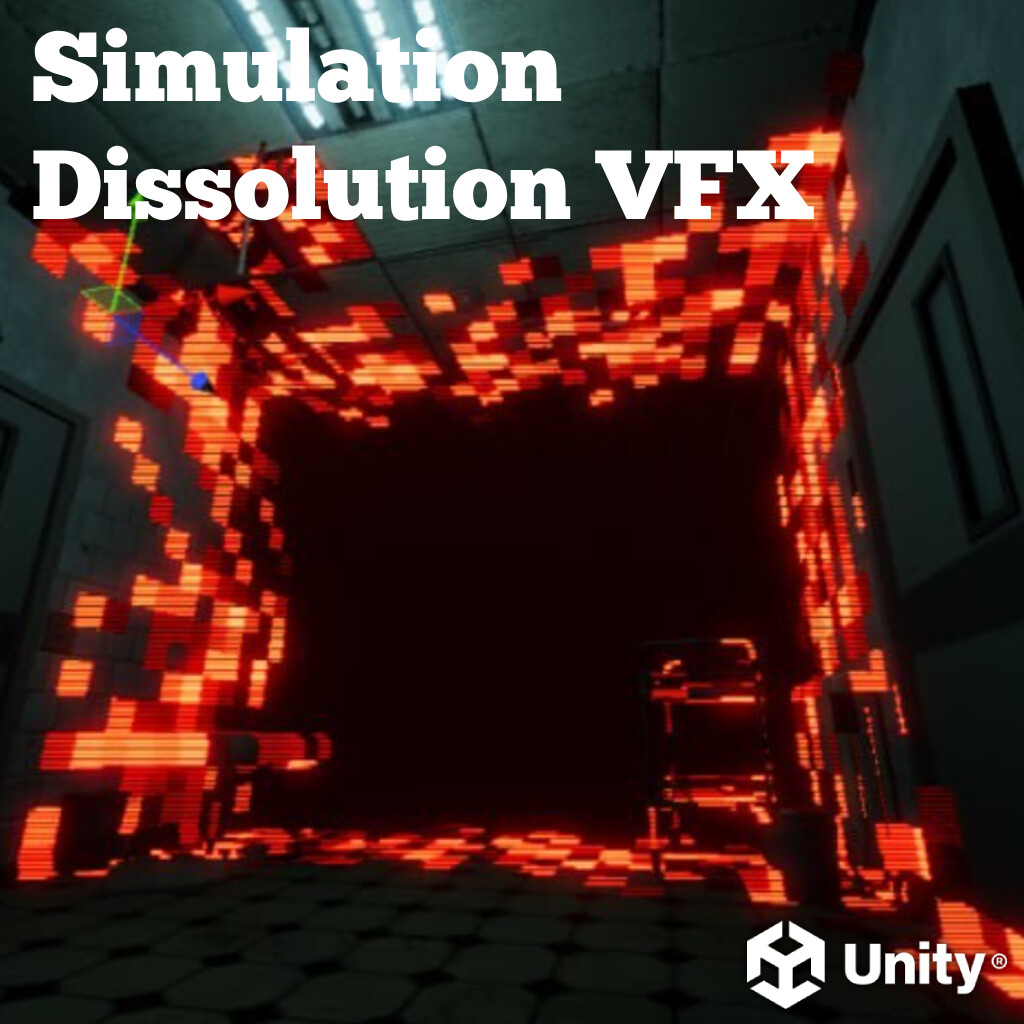 ArtStation - Simulation Dissolution VFX [Unity]