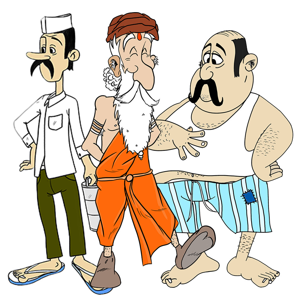 ArtStation - Indian character designs 2018