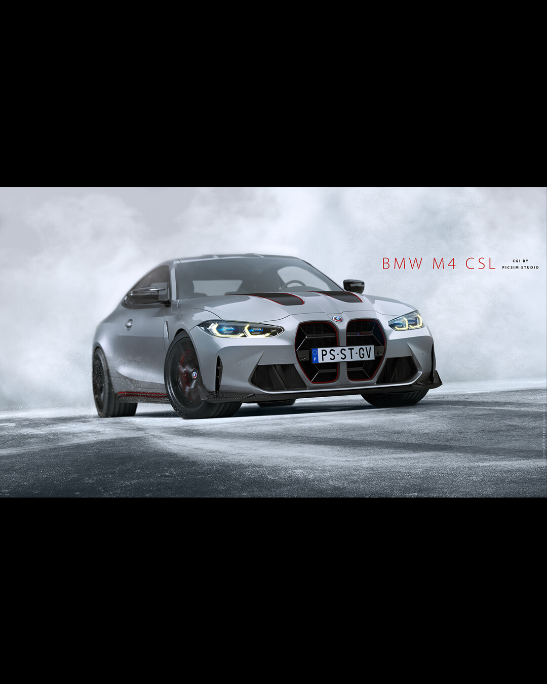 ArtStation - BMW M4 CSL 2022.