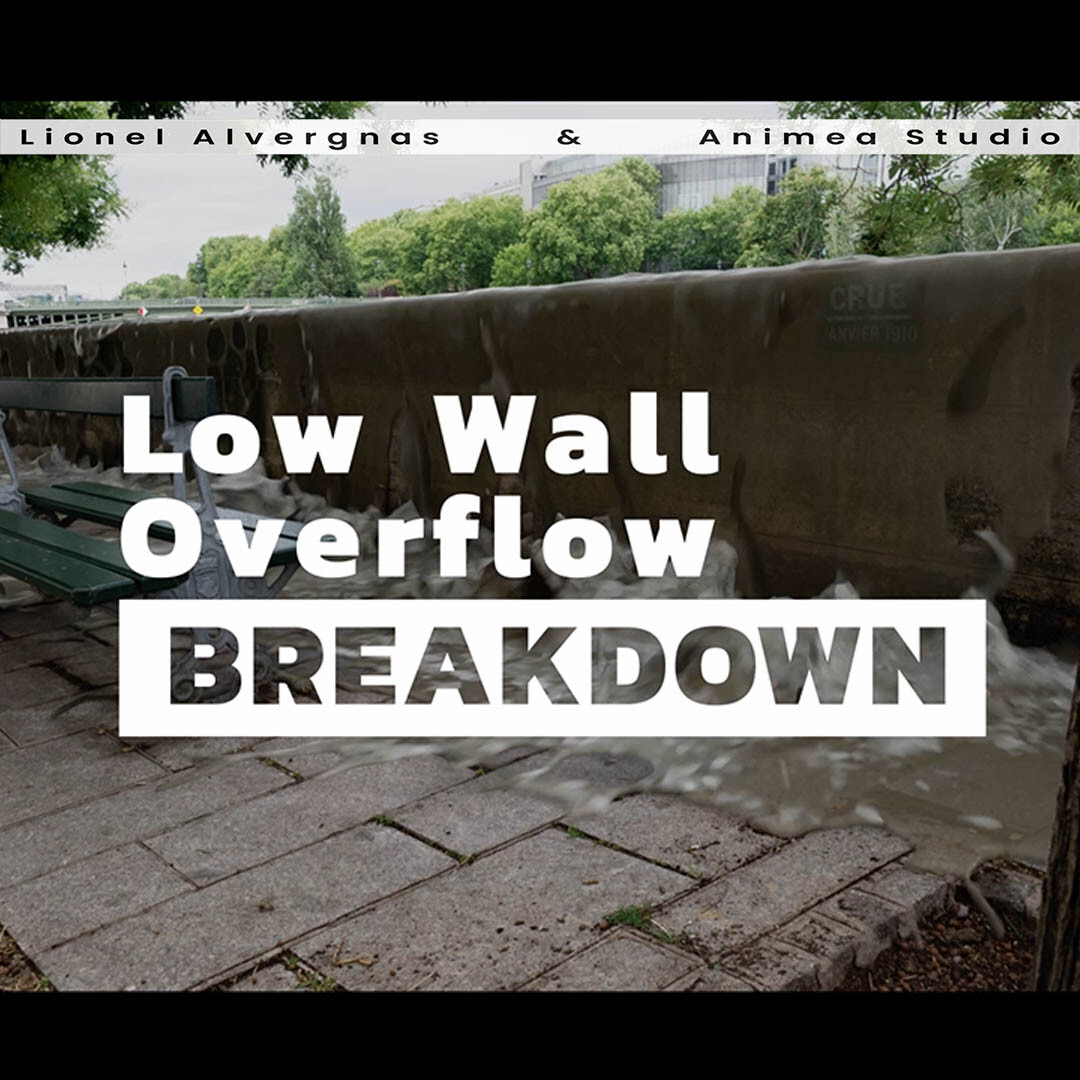 ArtStation - Low wall River overflow - VFX Breakdown