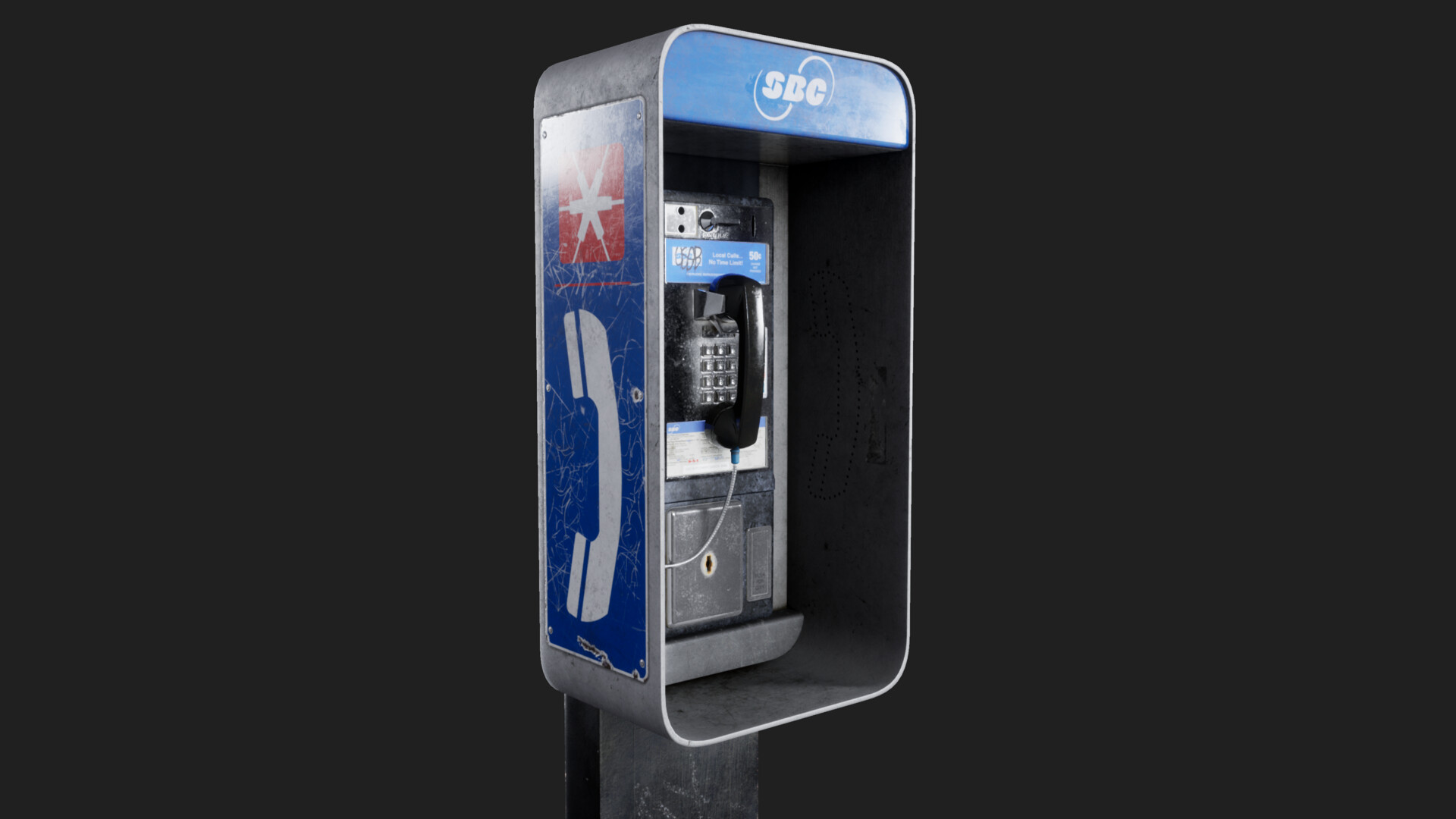 ArtStation - Suburban Public Payphone