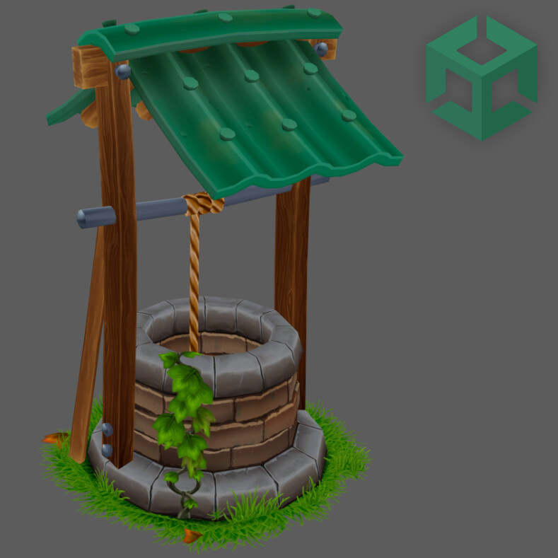 ArtStation - Cozy Well - Hand Painted Study