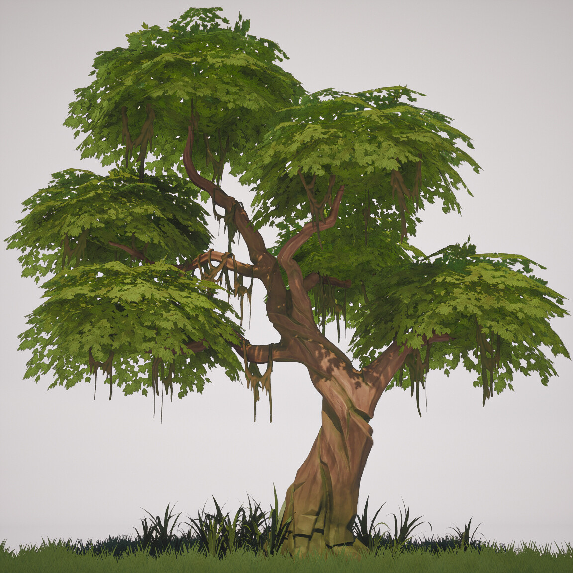 ArtStation - Stylized Swamp Tree