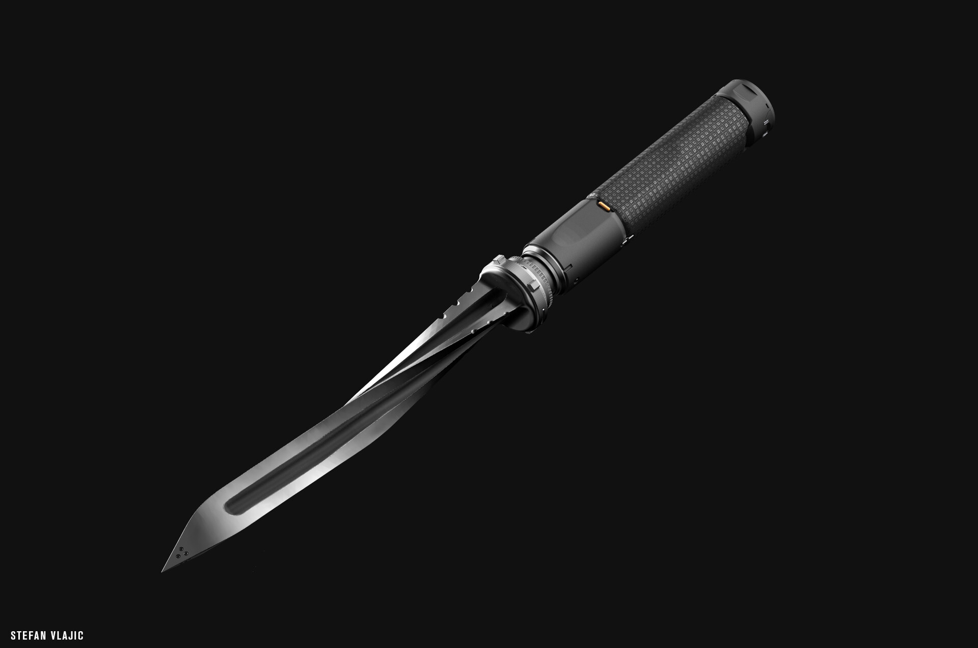 ArtStation - Sci-Fi Cyclone Dagger - DNA COLLECTOR