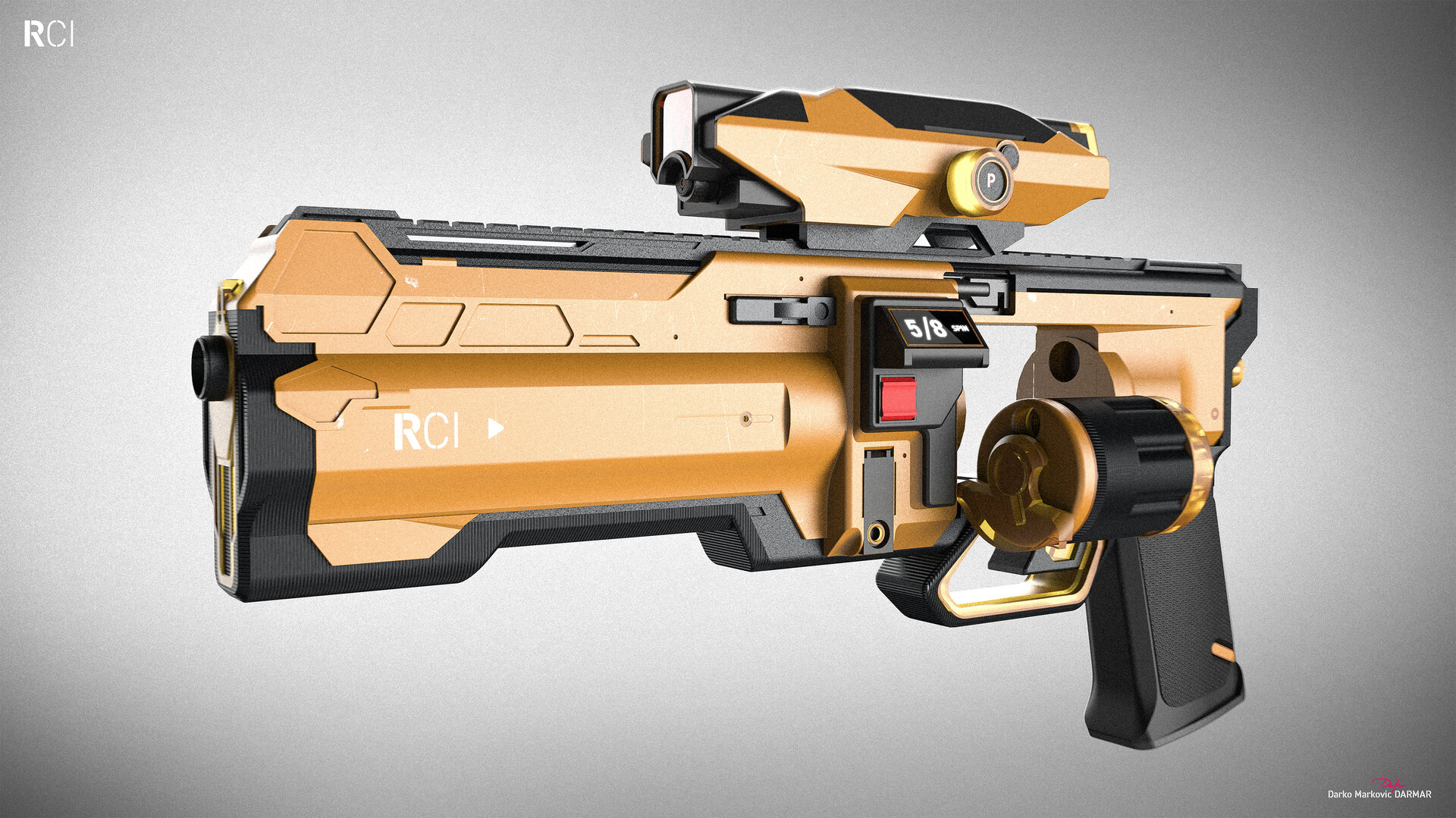 ArtStation - RCI Revolver by DarMar