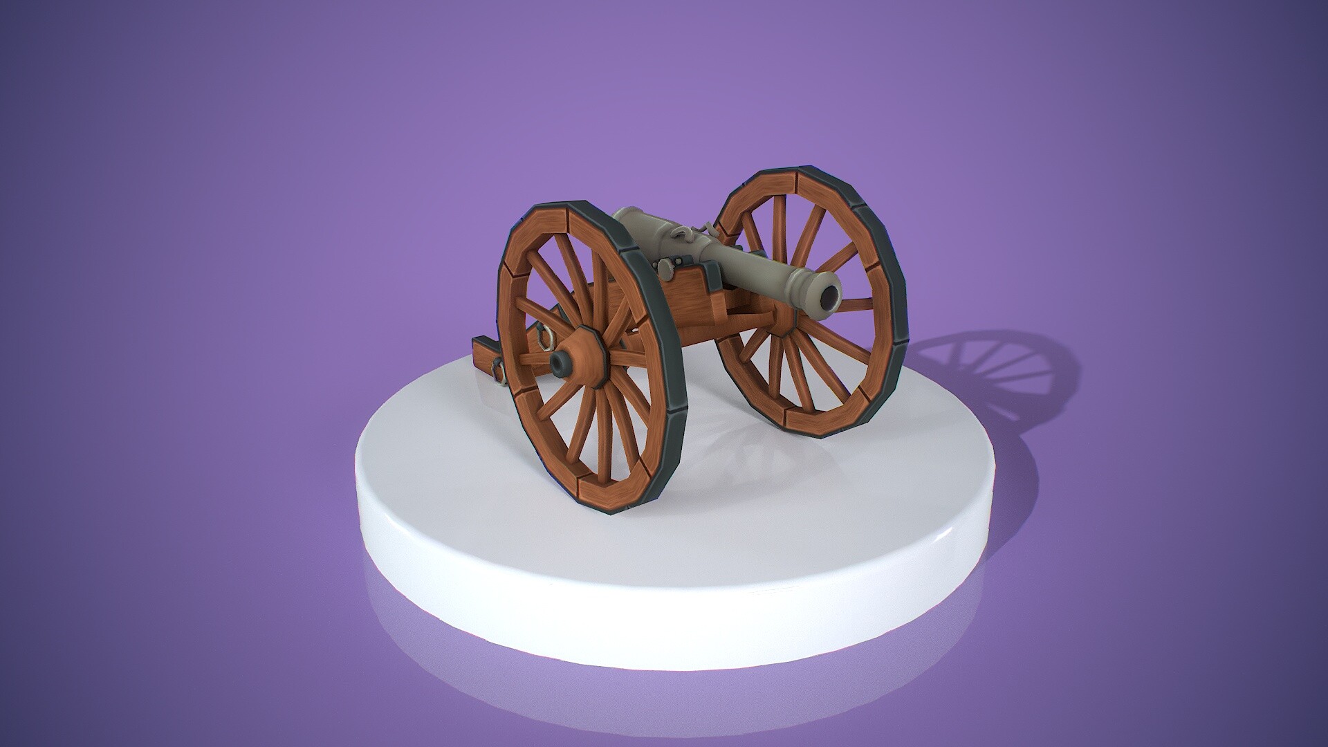 ArtStation - 4 Pounder Cannon - Liberators' Chronicles