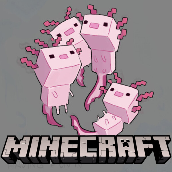 ArtStation - Minecraft Vanilla - Axolotl