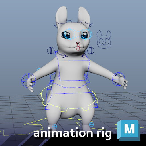 ArtStation - Rain World Slugcat Rig breakdown