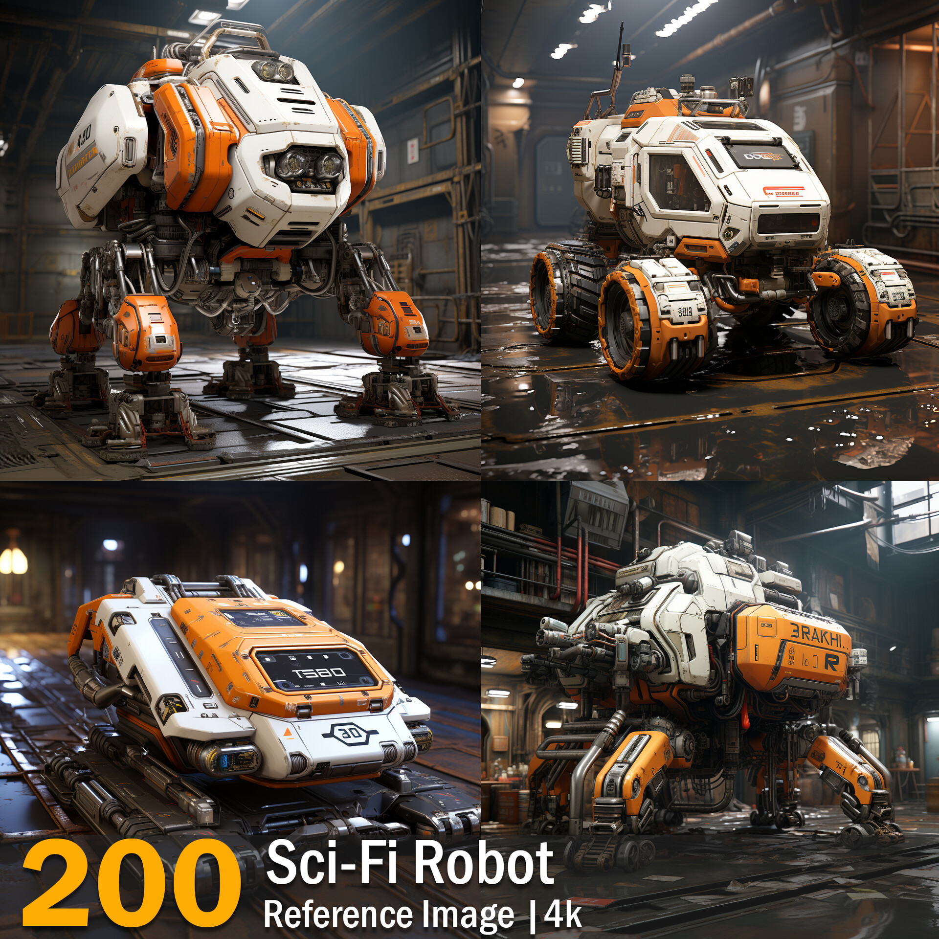 ArtStation - Sci-Fi Robot | Reference Images | 4K
