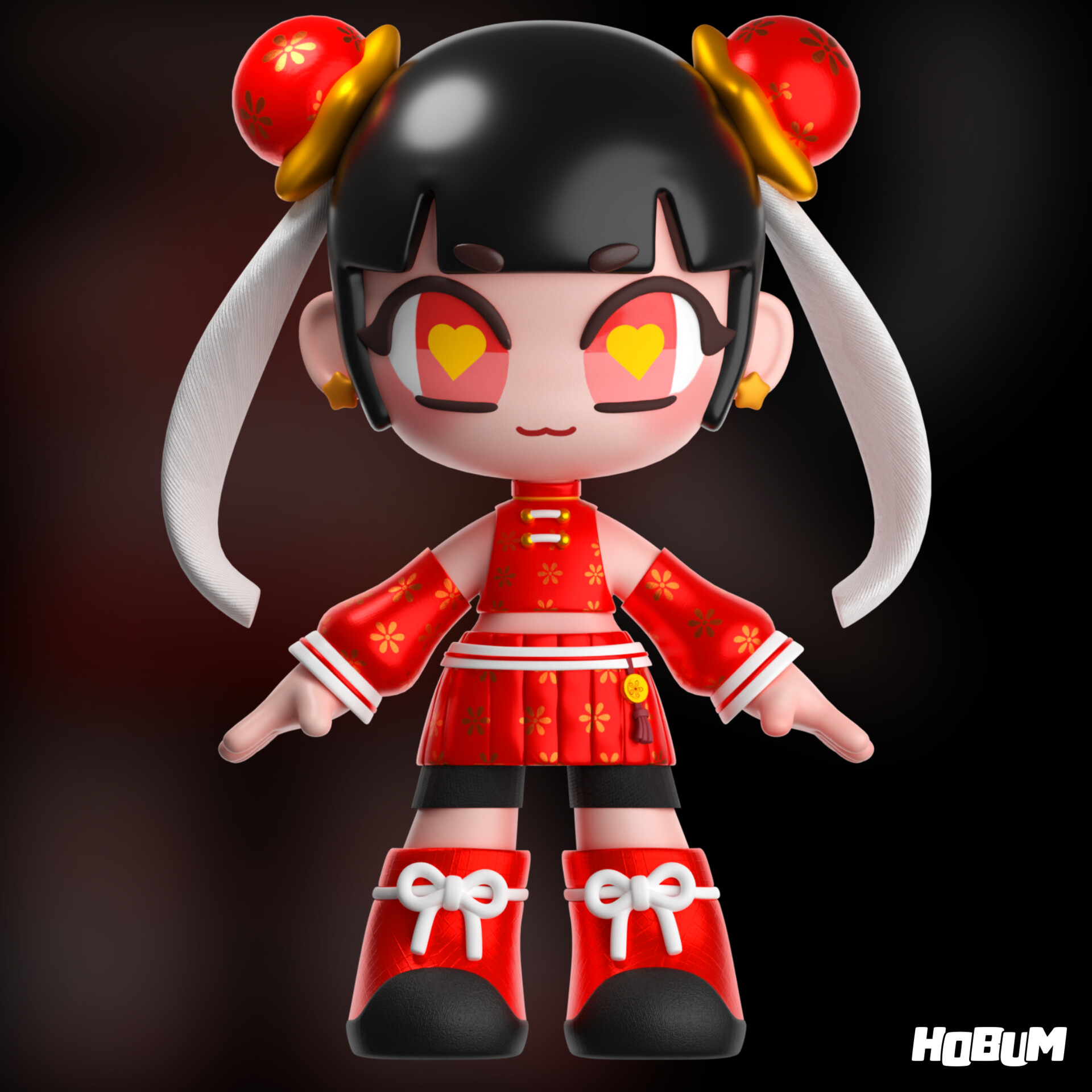 ArtStation - [Work process] 🐼 Chinese character 🐼