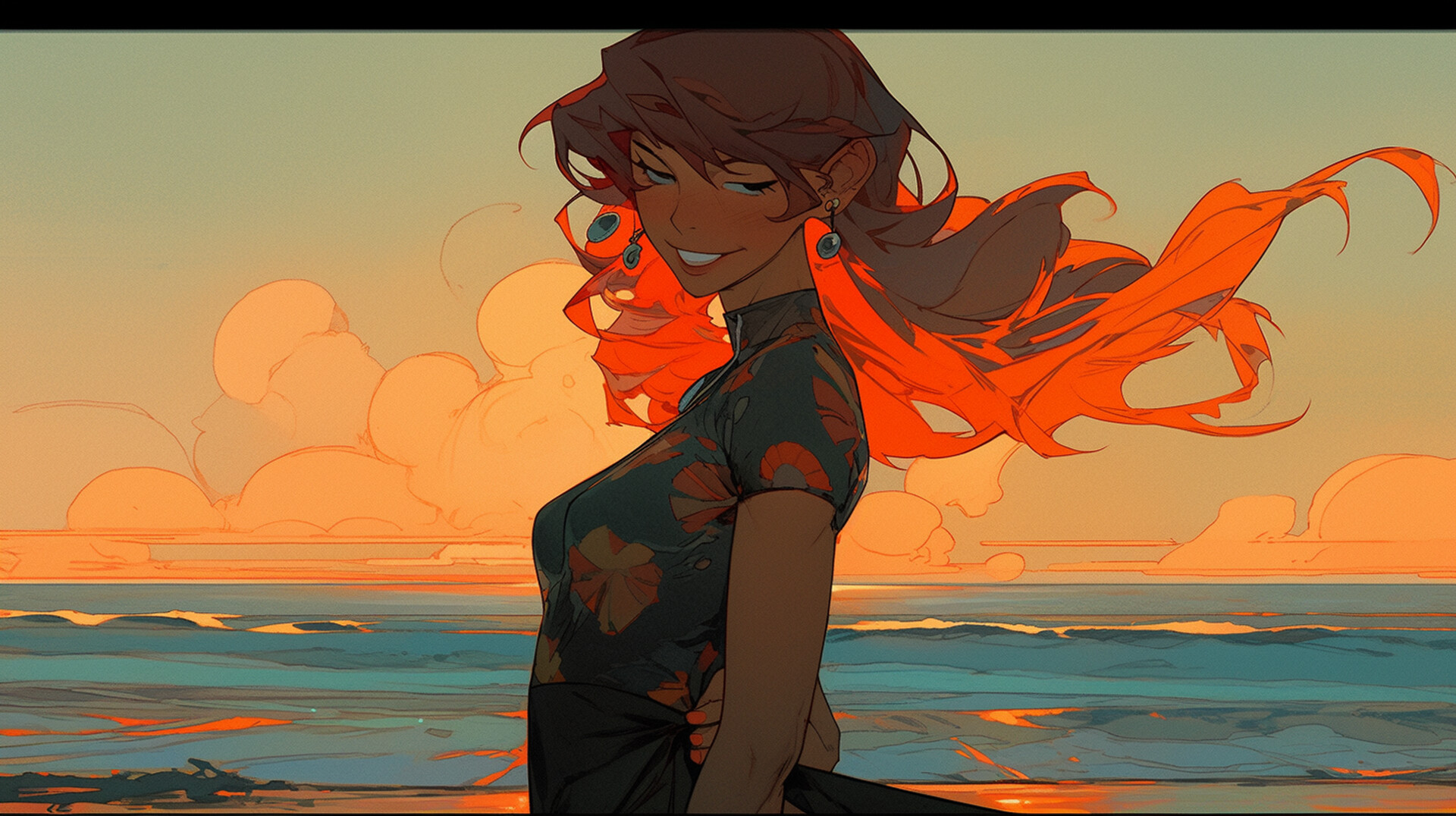 ArtStation - Sunset Serenade w/Animations