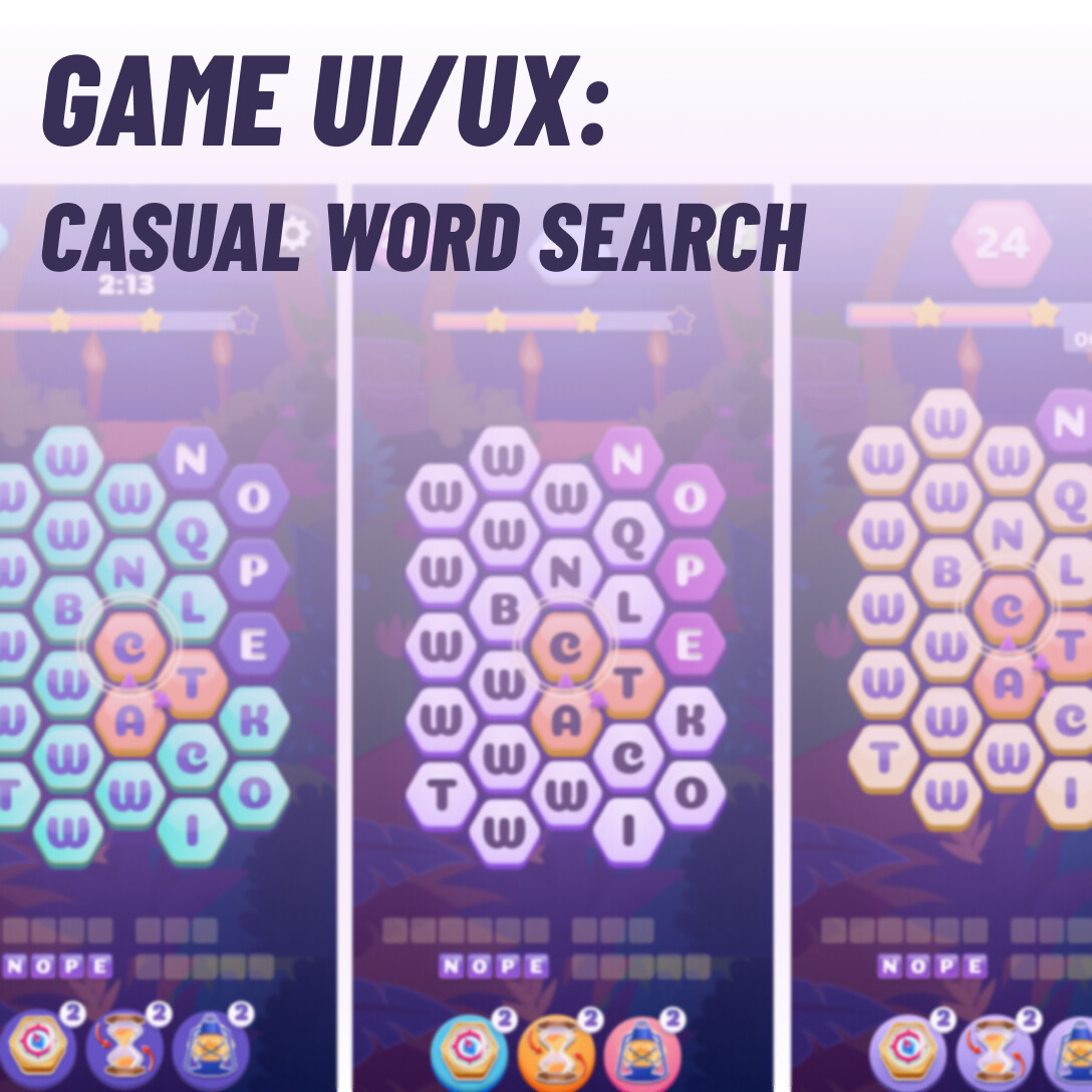 ArtStation - Casual Word Search Game