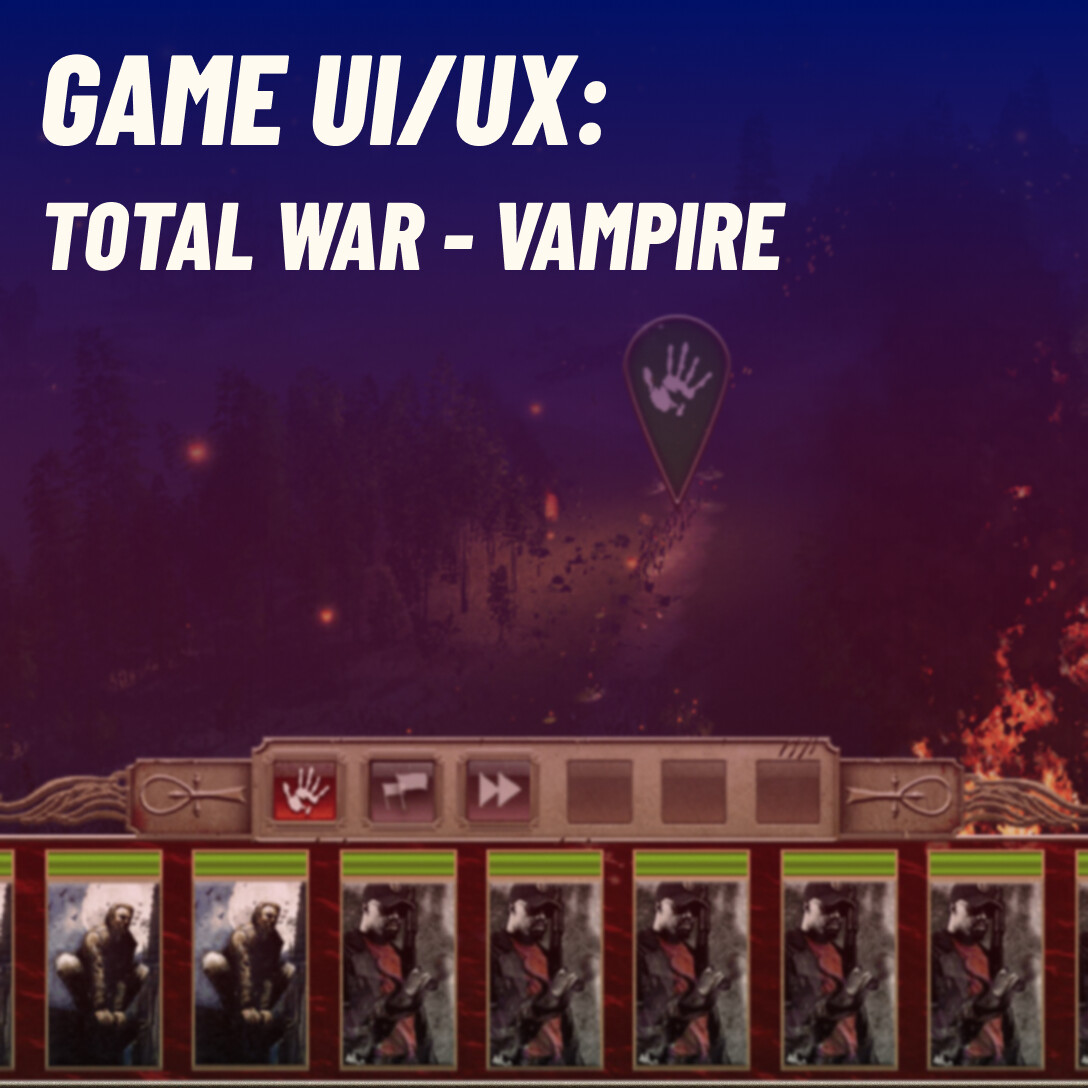 ArtStation - UI Project: Total War - Vampire the Masquerade