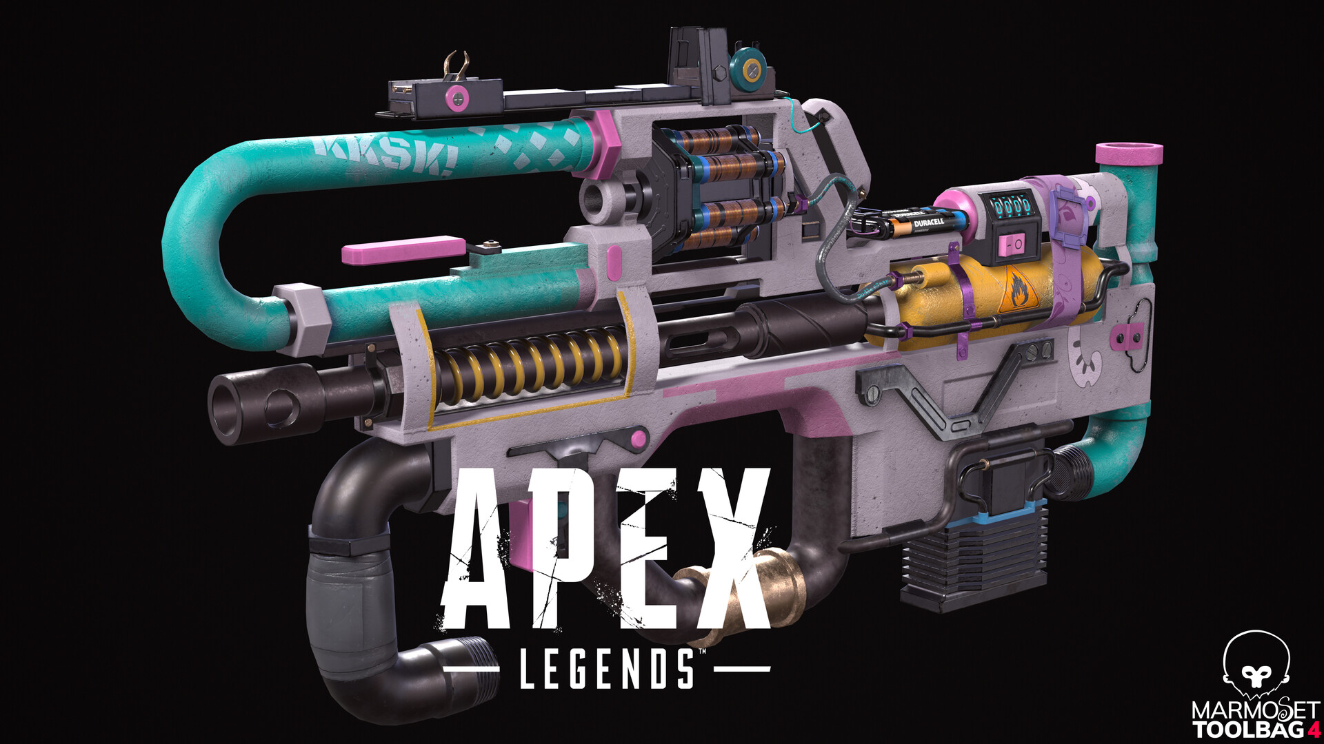 ArtStation - Apex Legends: Prowler Burst PDW - 3D Model Showcase