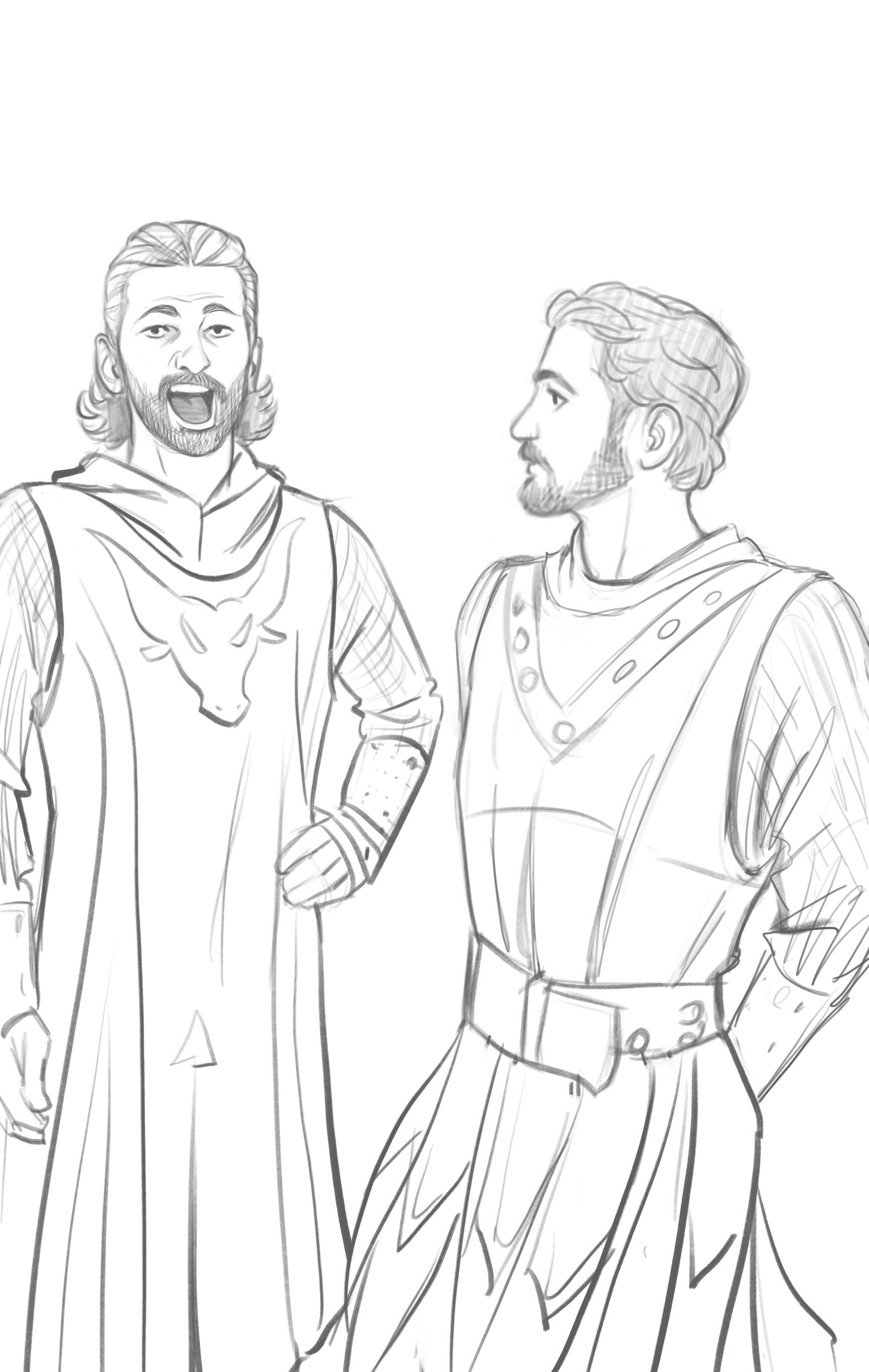 ArtStation - Knights Sketches