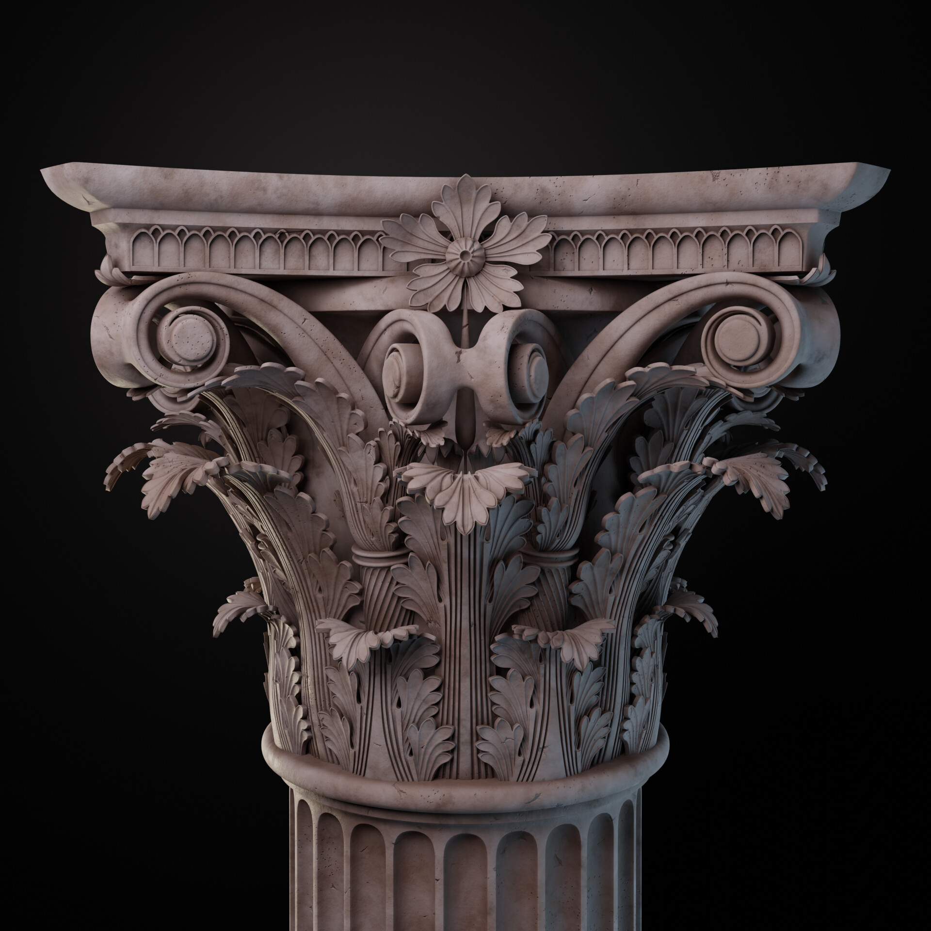 ArtStation - Corinthian Order Columns
