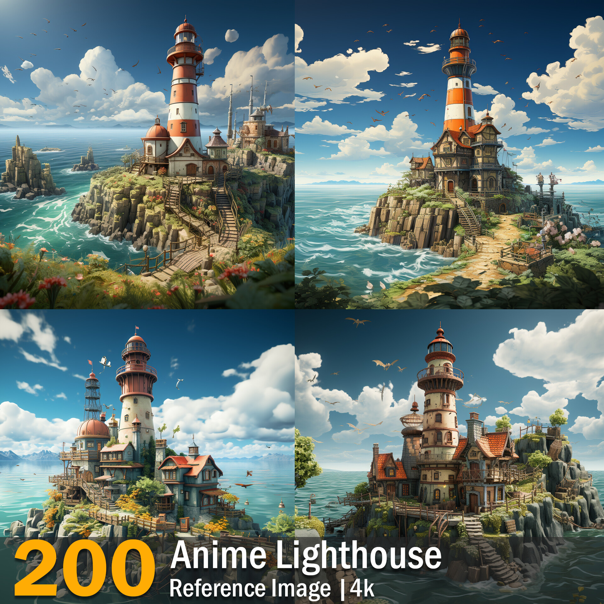 ArtStation - Anime Lighthouse | Reference Images | 4K