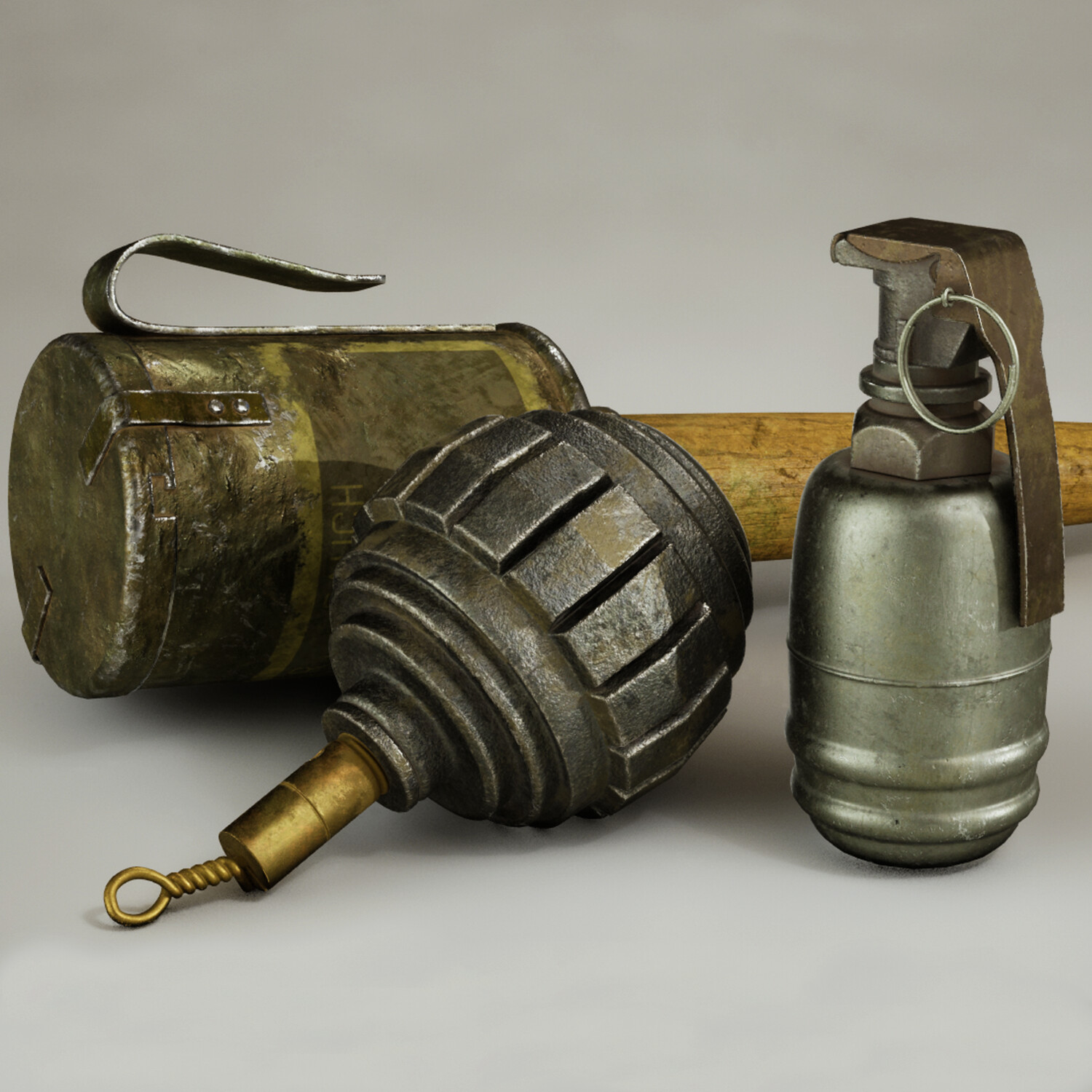 ArtStation - WW1 Grenades