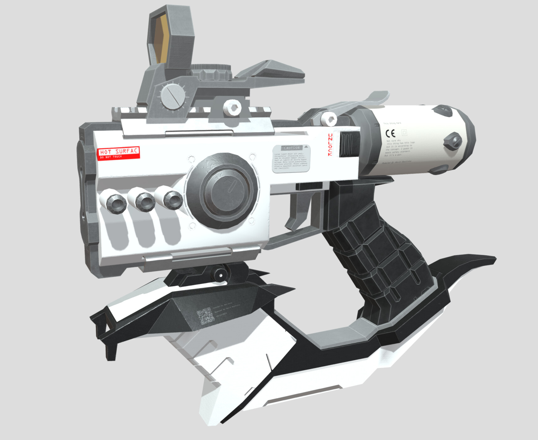 ArtStation - Nasa-punk pistol