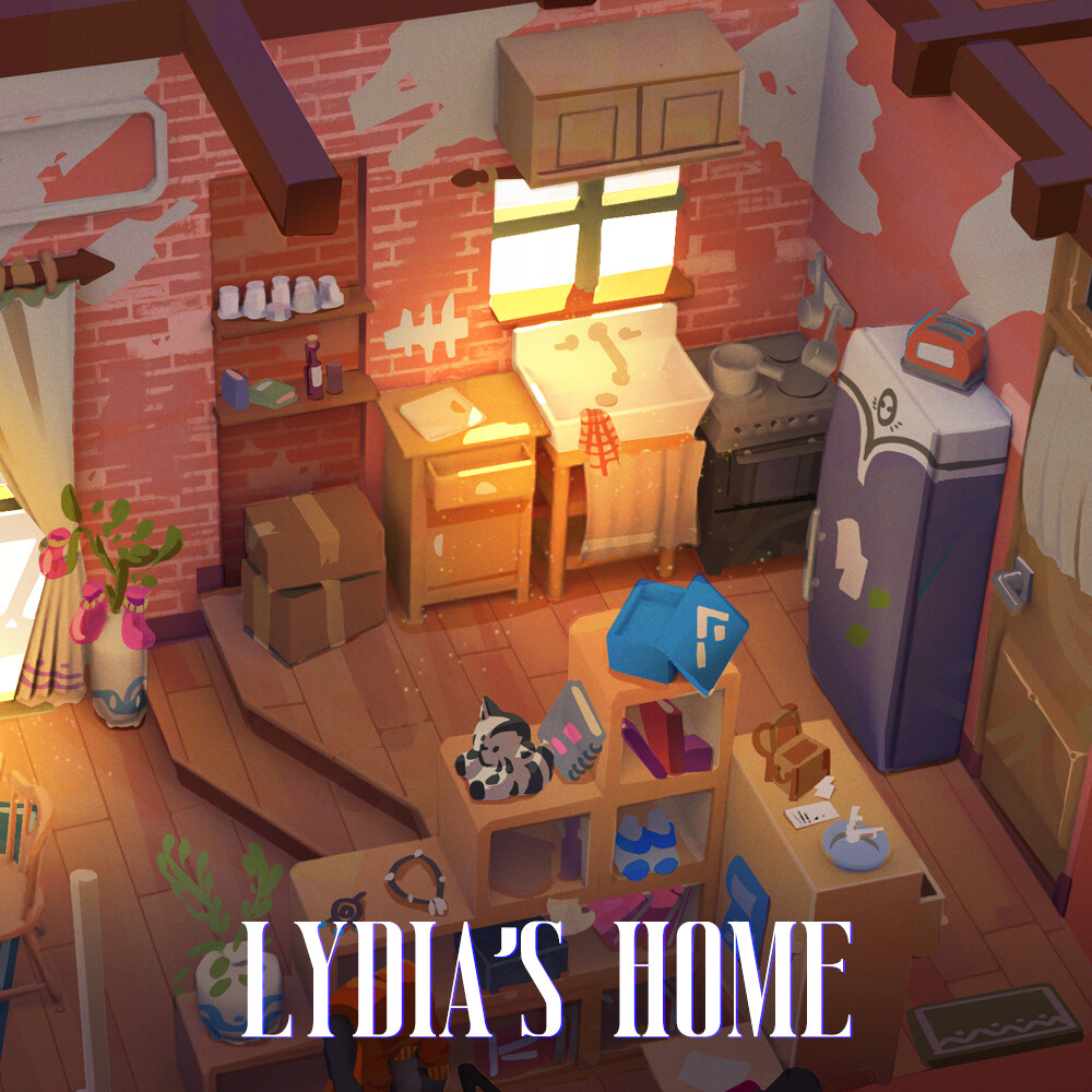 ArtStation - Lydia's home