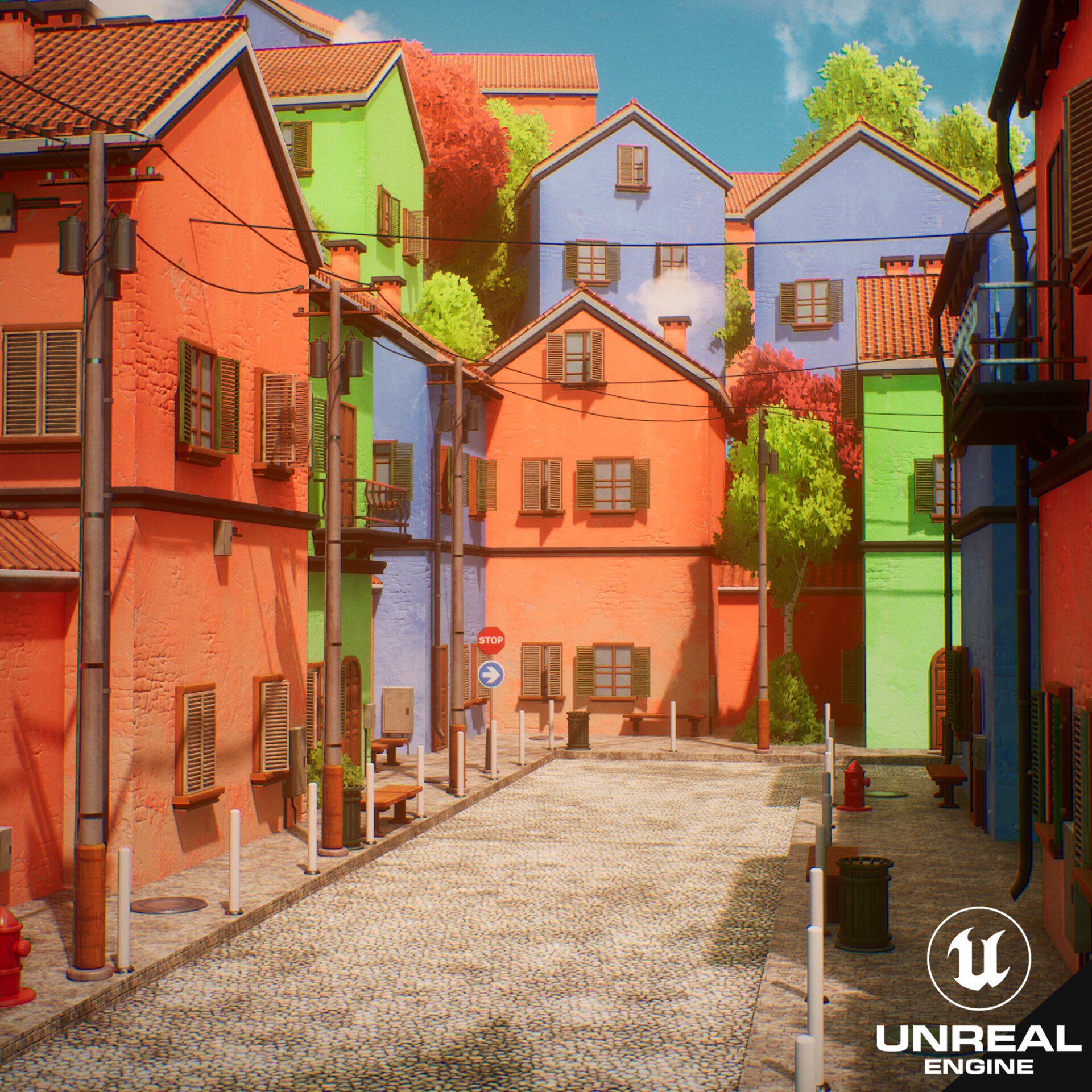 ArtStation - Illumini Village - Stylized town environment