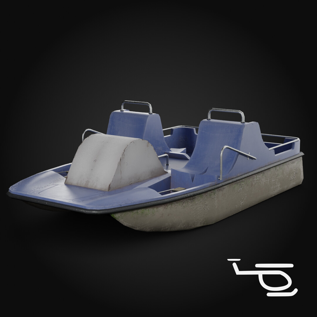 ArtStation - Paddle boat