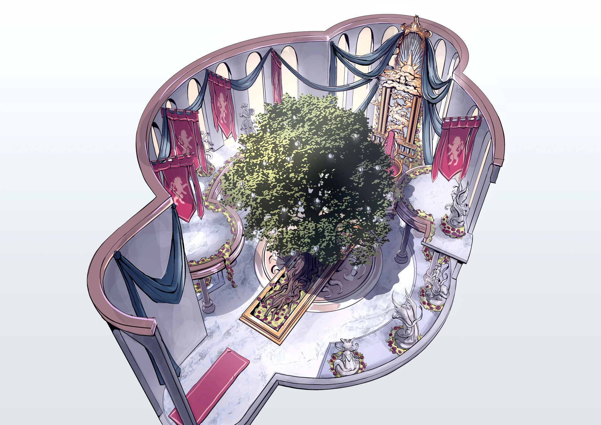 ArtStation - The Throne Room