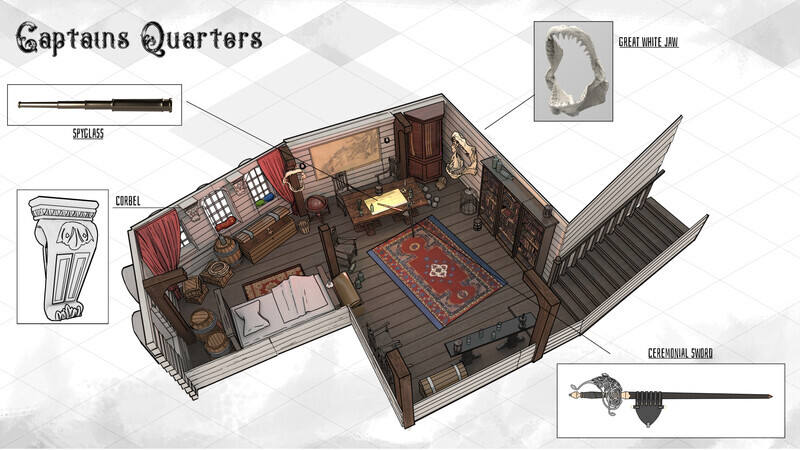 ArtStation - Captain's Quarters