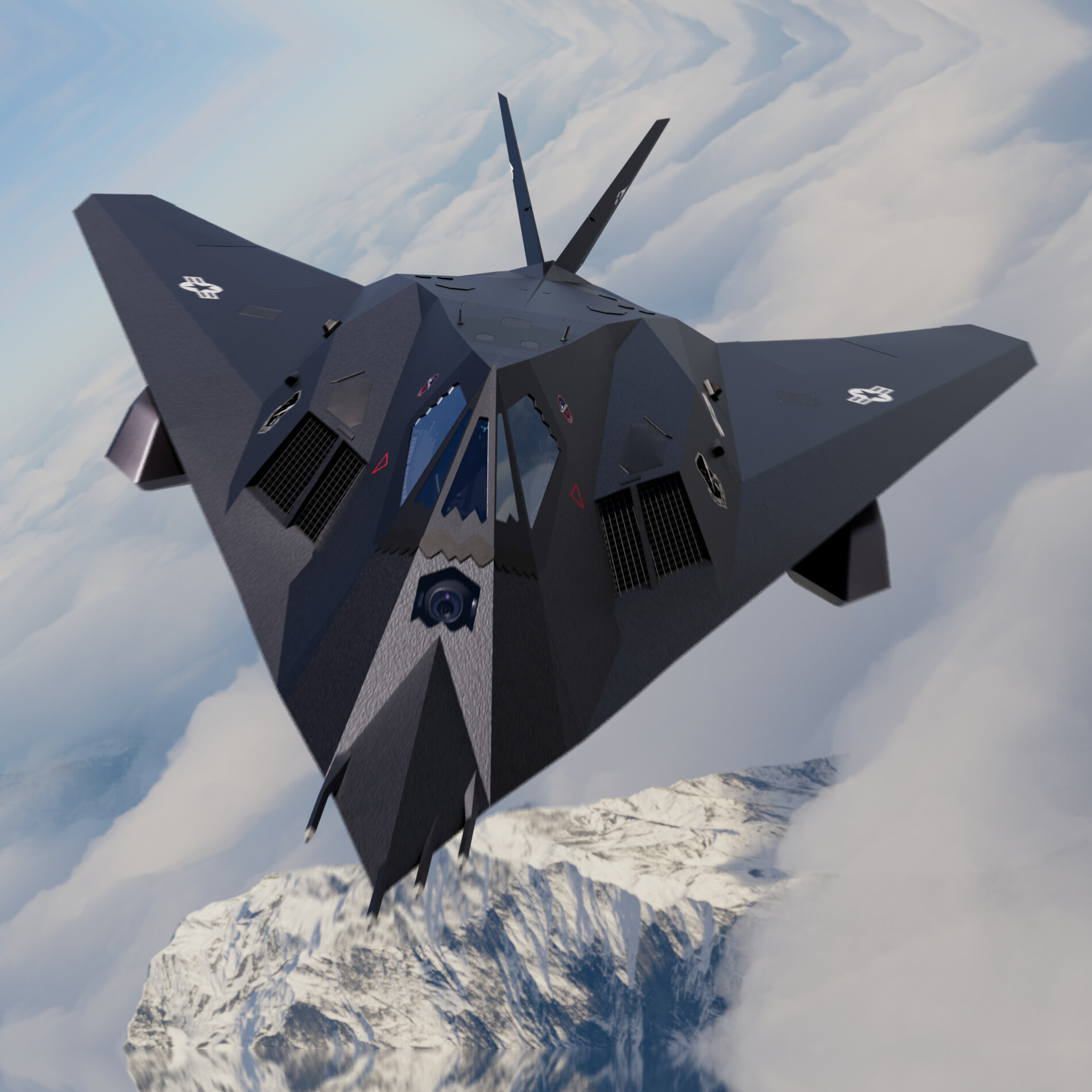 ArtStation - F-117 || Nighthawks