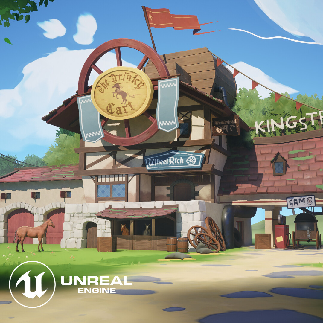 ArtStation - Medieval Service Station