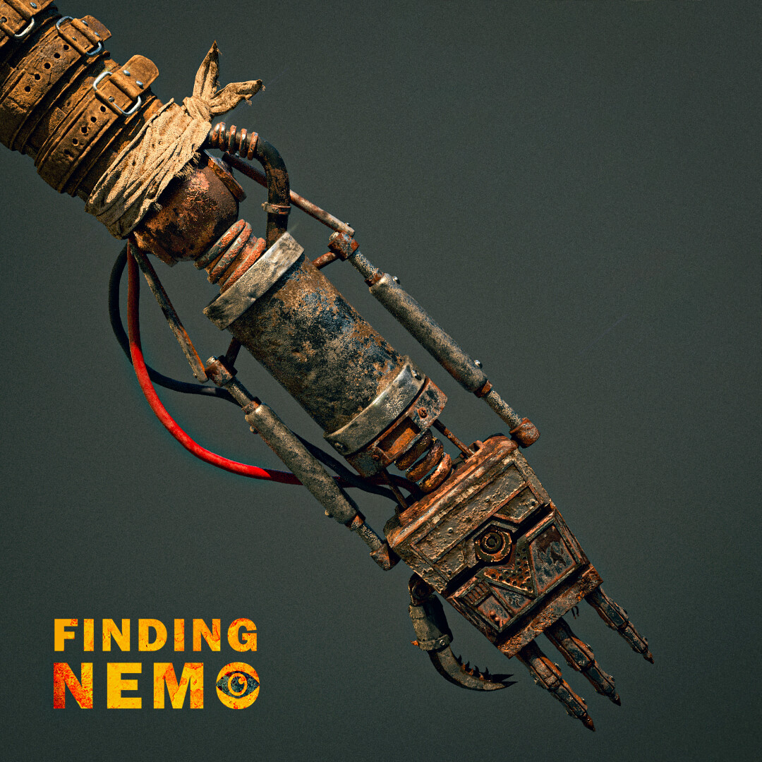 ArtStation - "Finding Nemo" - IP Sci-Fi Remake - Nemo's Prosthetic Arm