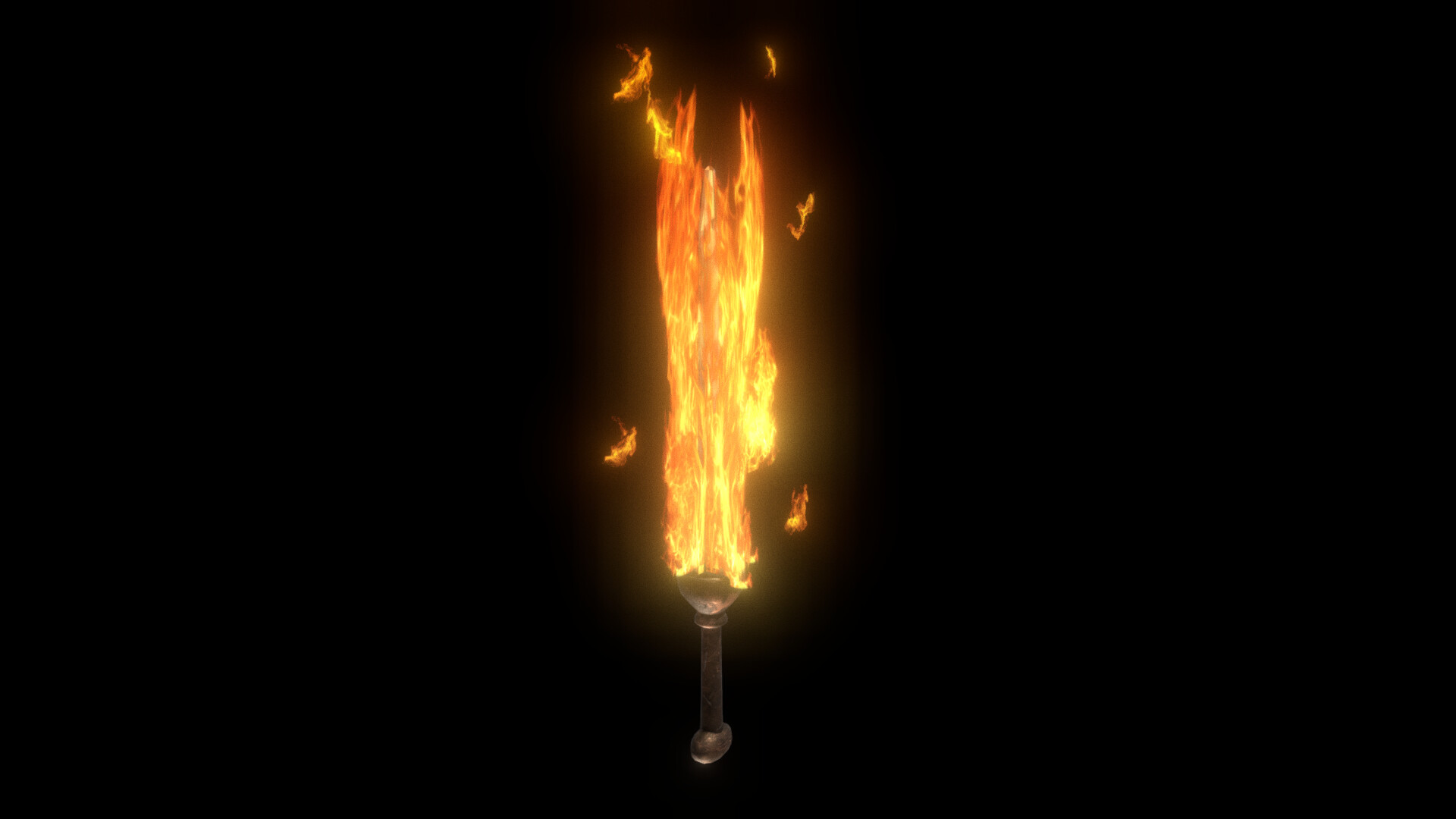 ArtStation - Aziraphale's Flaming sword