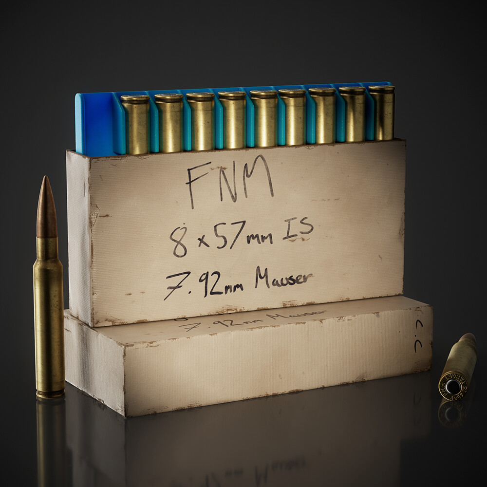 ArtStation - FNM 8x57mm IS Mauser Ammunition