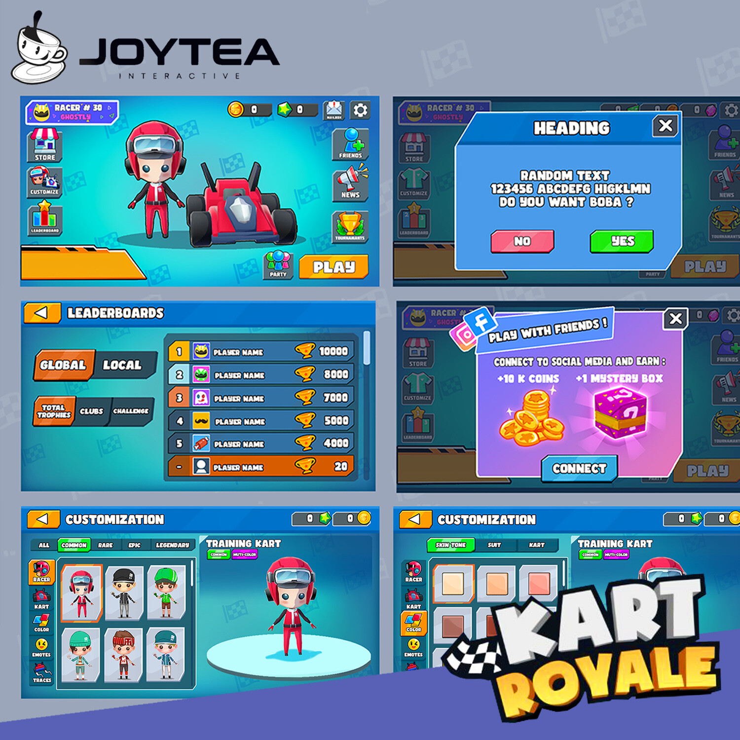 ArtStation - Kart Royale ! | UX UI