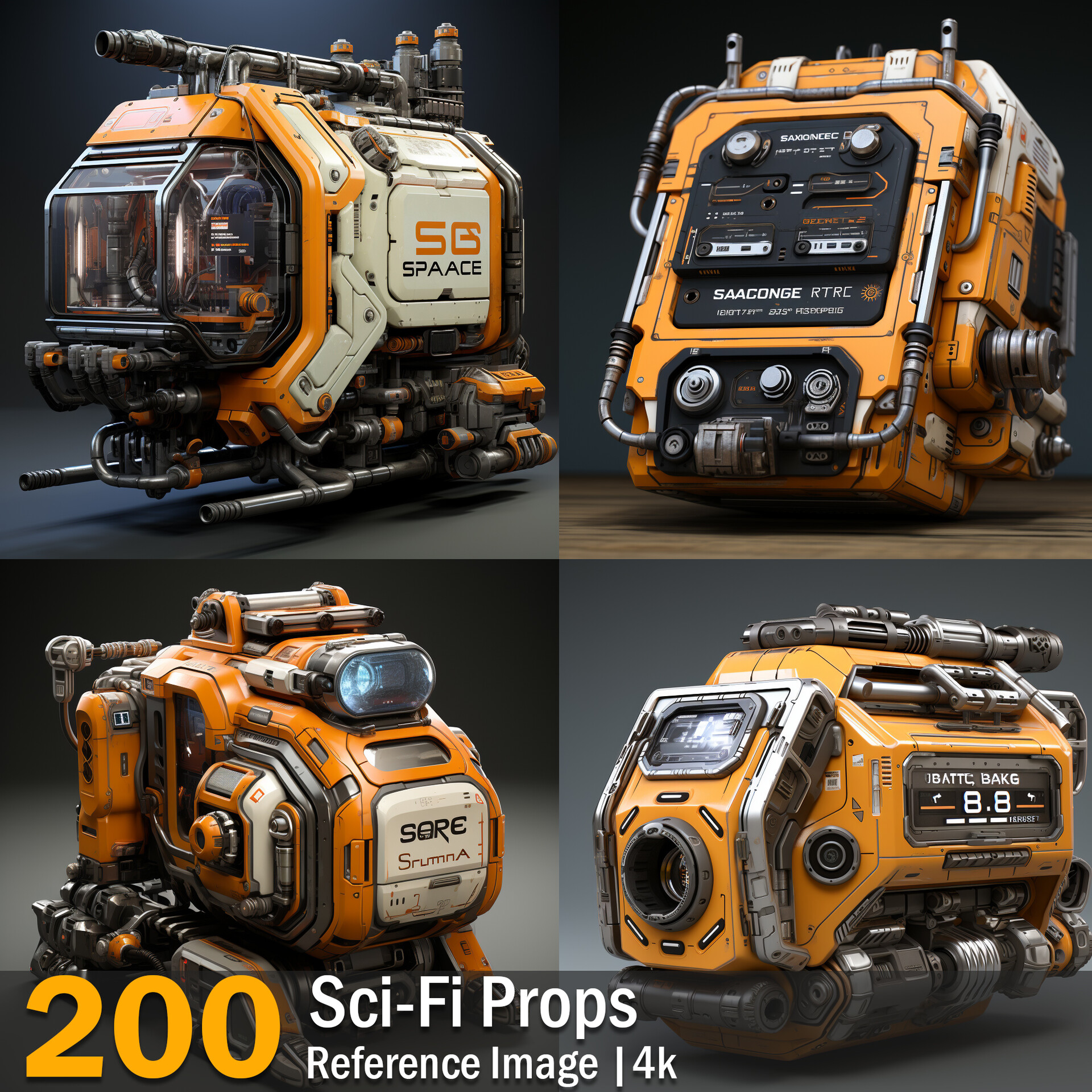 ArtStation - Sci-Fi Props | Reference Images | 4K