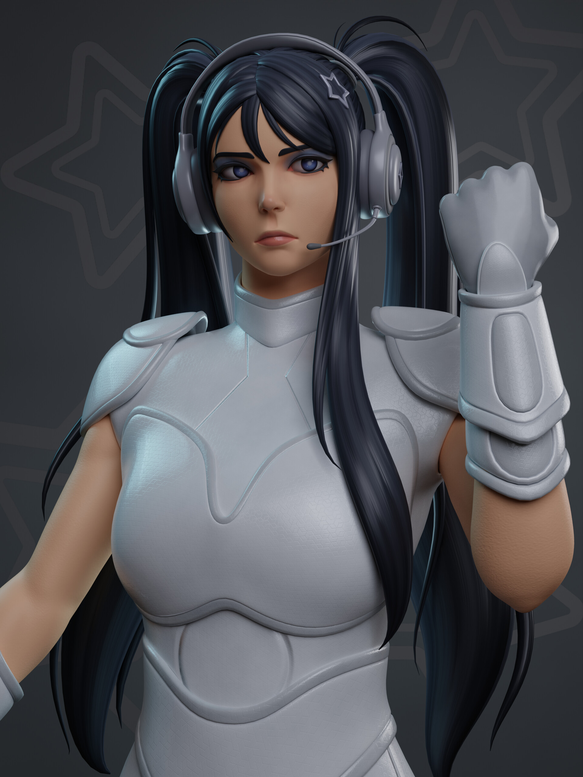 ArtStation - Cyber Girl