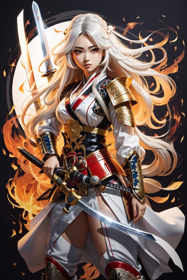 ArtStation - Asian Samurai Princess Warrior Collection